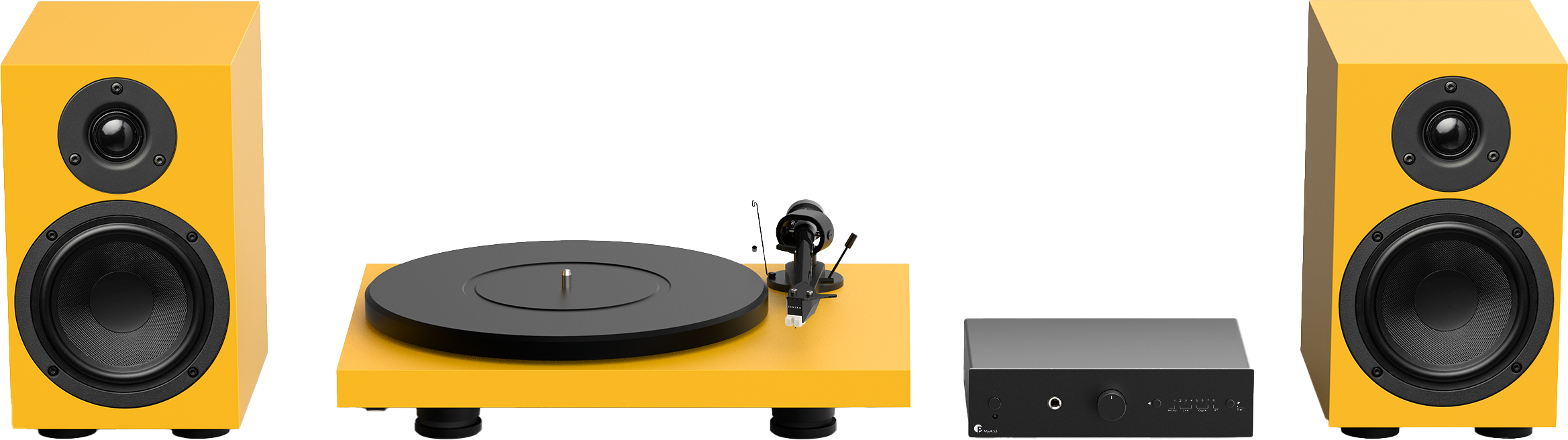 Pro-Ject Colourful Audio System All-in-one Hi-fi Analog Turntable ...