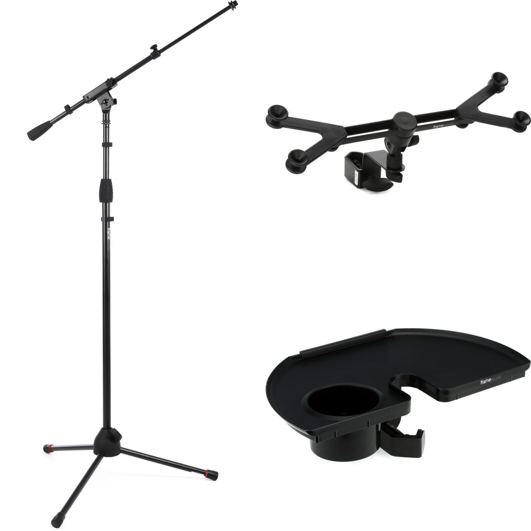 Gator Frameworks GFW-MIC-2020 Tripod Mic Stand Performance Accessories ...