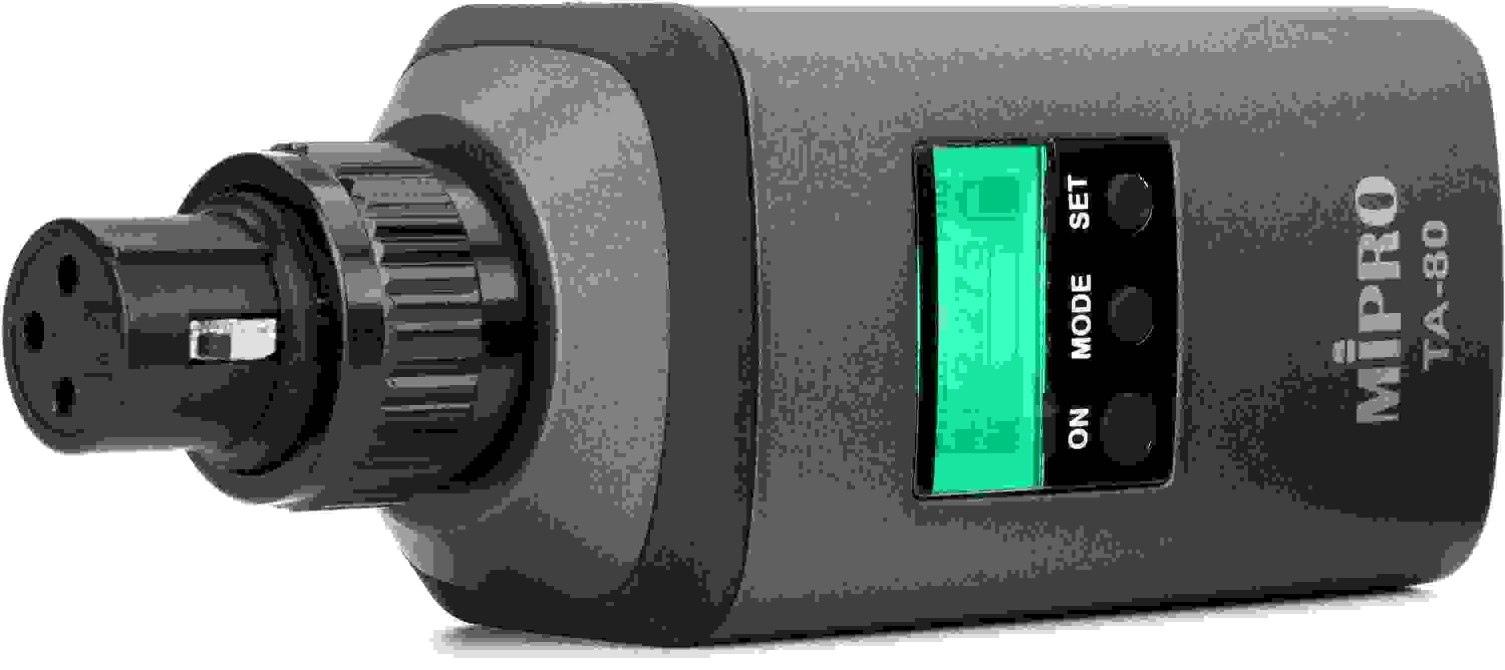 MIPRO TA-80 Wireless Plug-on Transmitter - 5UA Band | Sweetwater