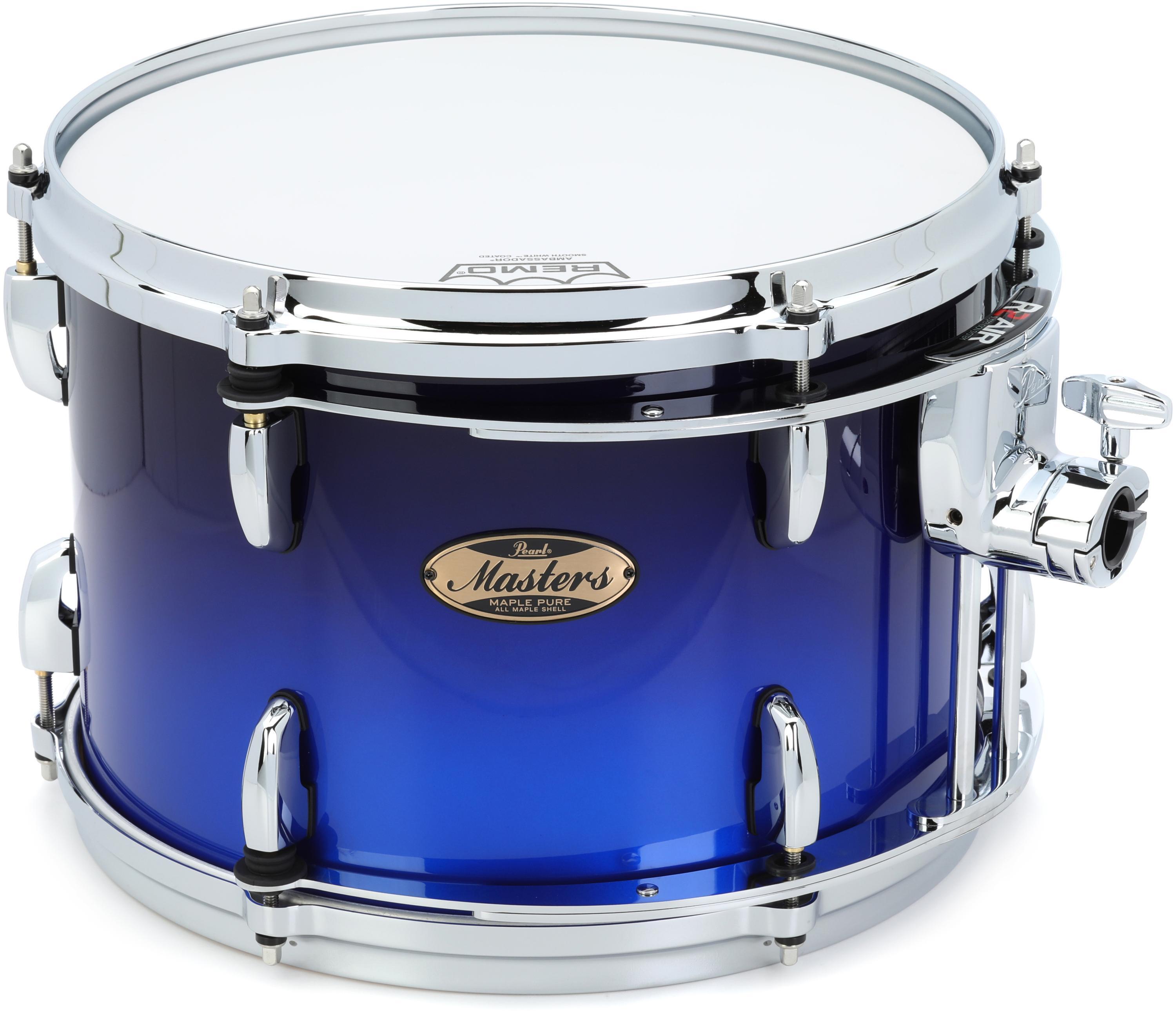Pearl Masters Maple Pure Tom with Standard Mount - 9 x 13 inch - Kobalt ...