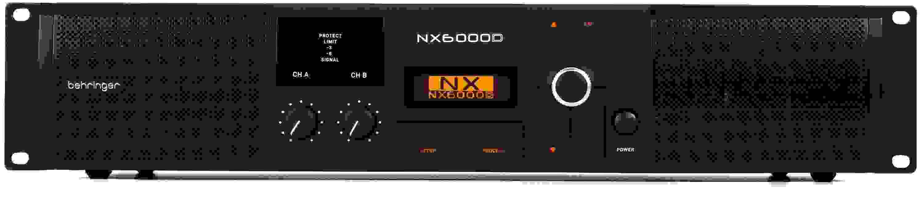 Behringer NX6000D 3000-watt 2-channel Power Amplifier with DSP | Sweetwater