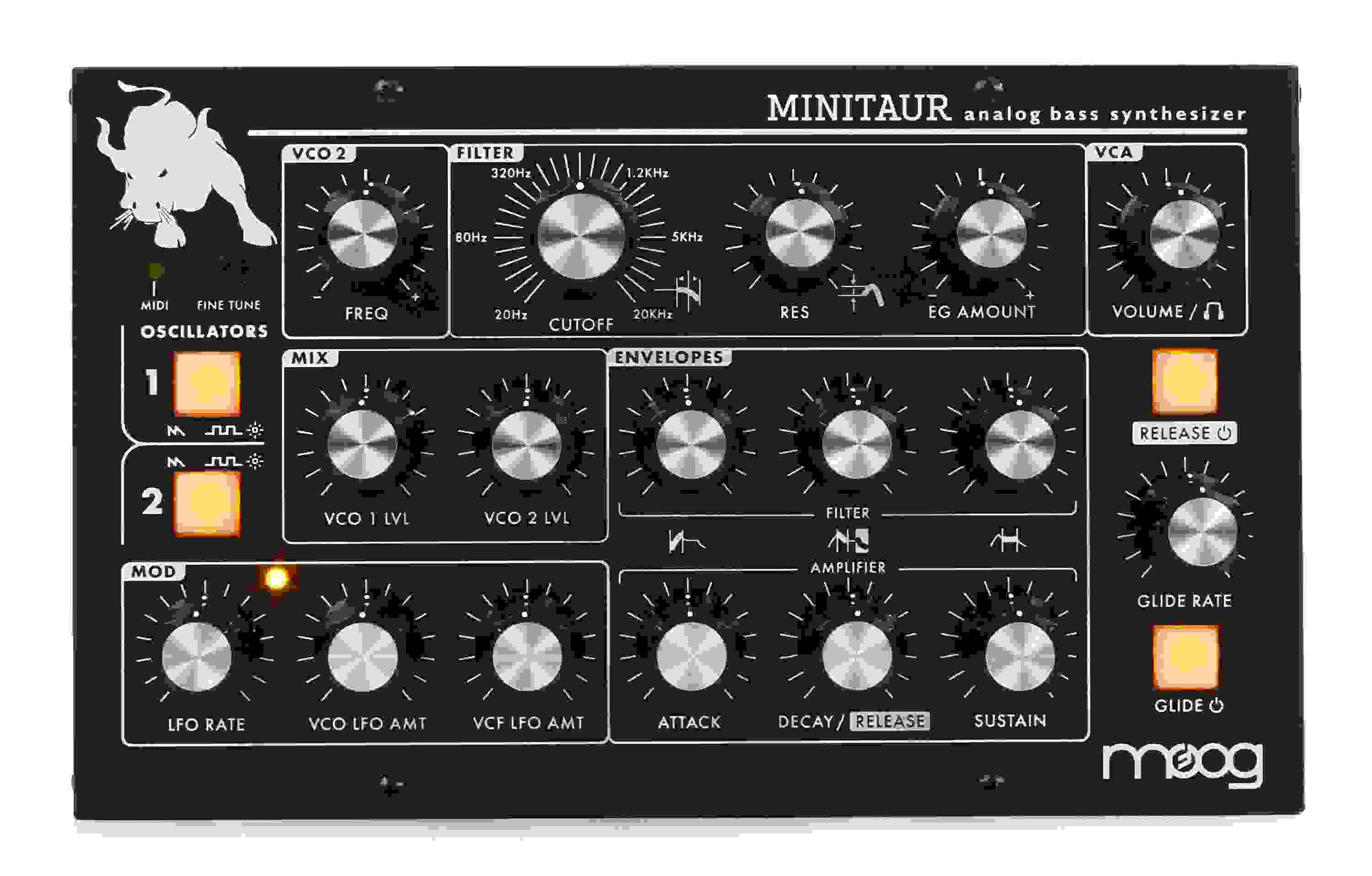 Moog Minitaur Analog Bass Synthesizer | Sweetwater