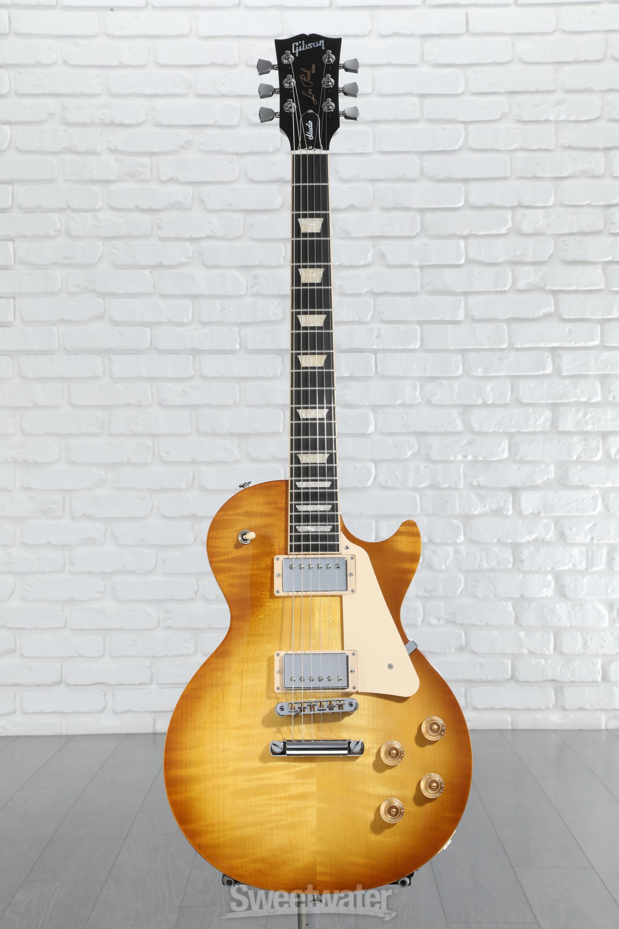 Gibson Les Paul Studio Session Electric Guitar - Honey Burst | Sweetwater