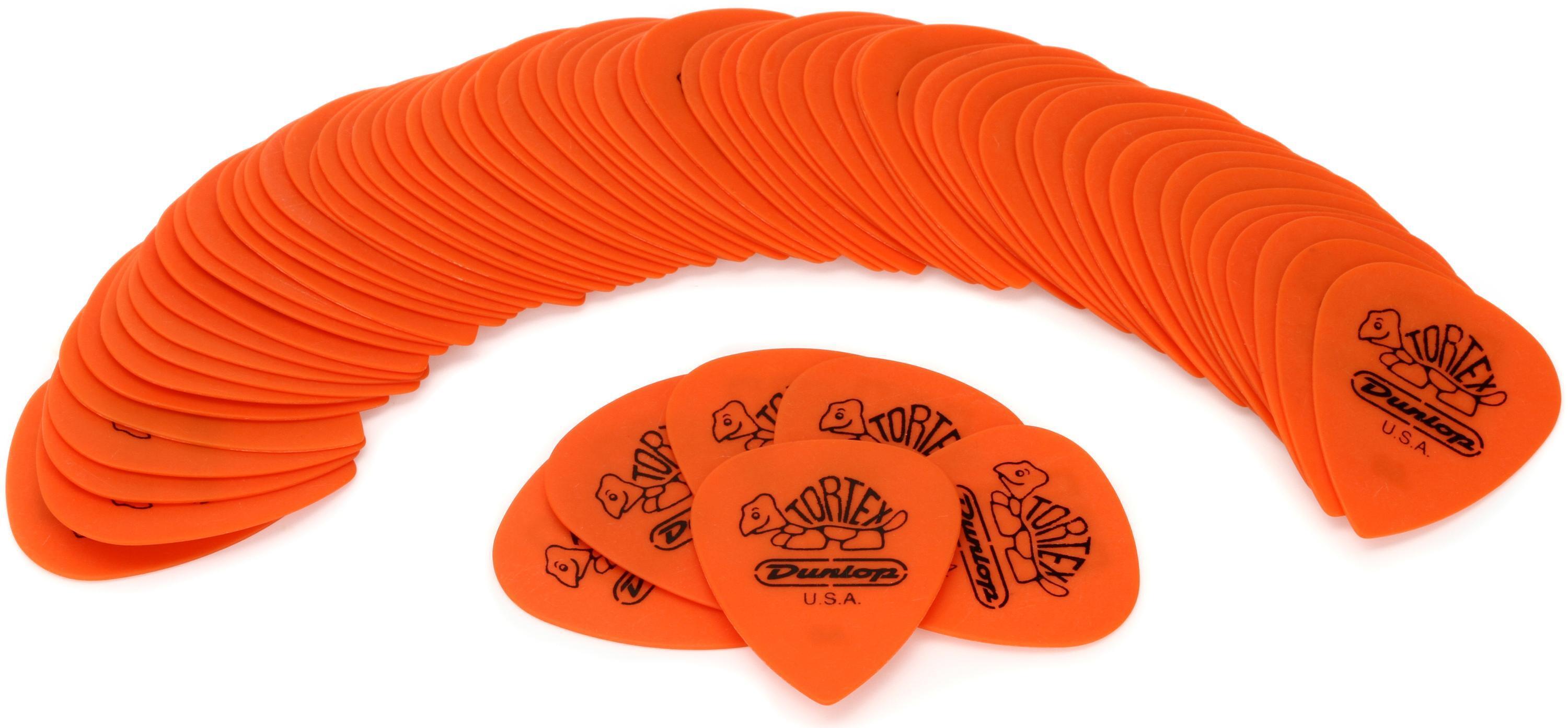 Dunlop Tortex TIII Guitar Picks - .60mm Orange (72-pack) | Sweetwater