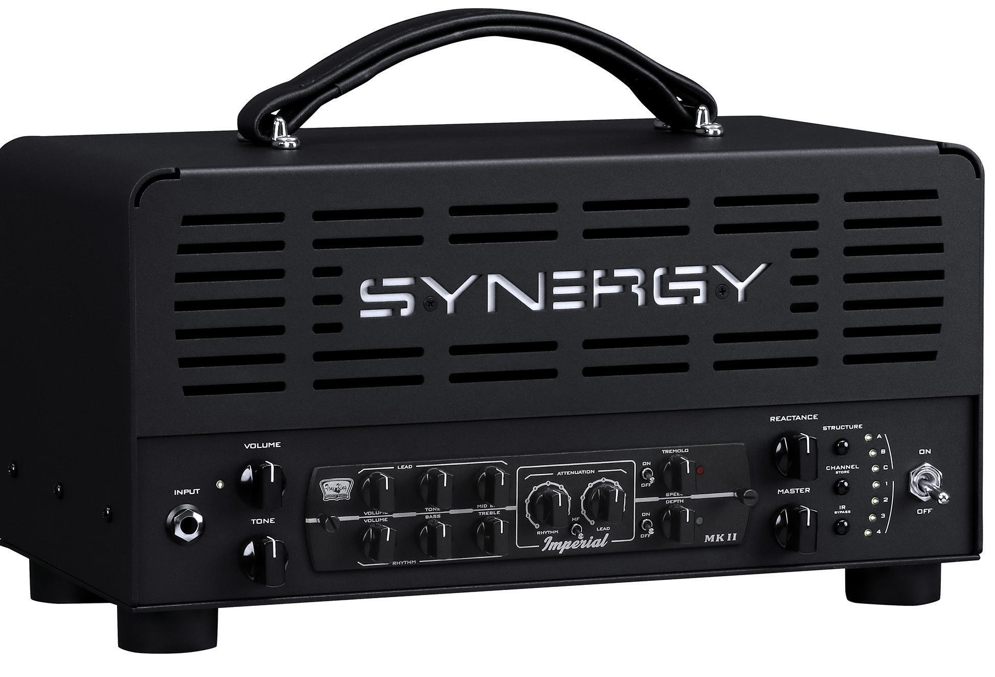 Synergy SYN-20IR 20-watt 3-channel Tube Head with Tone King Imperial 2 ...