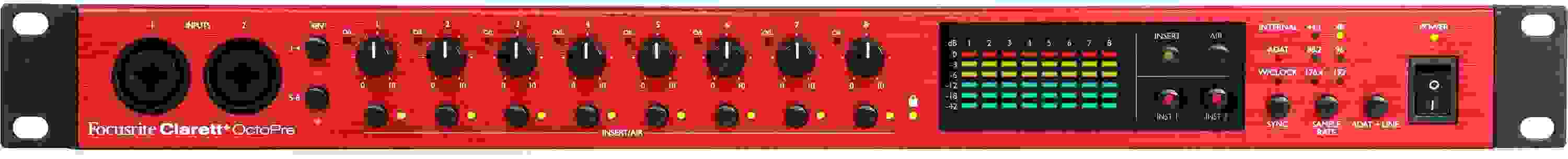 Focusrite Clarett+ OctoPre 8-channel ADAT Preamp | Sweetwater