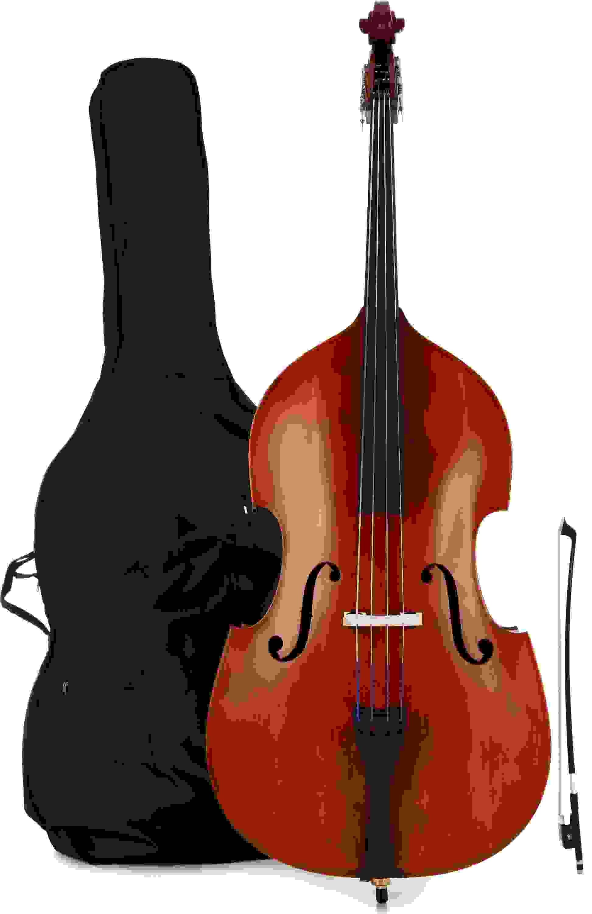 Scherl & Roth SR57E2CFH 1/2 Size Galliard Student Double Bass Outfit - with French Bow | Sweetwater