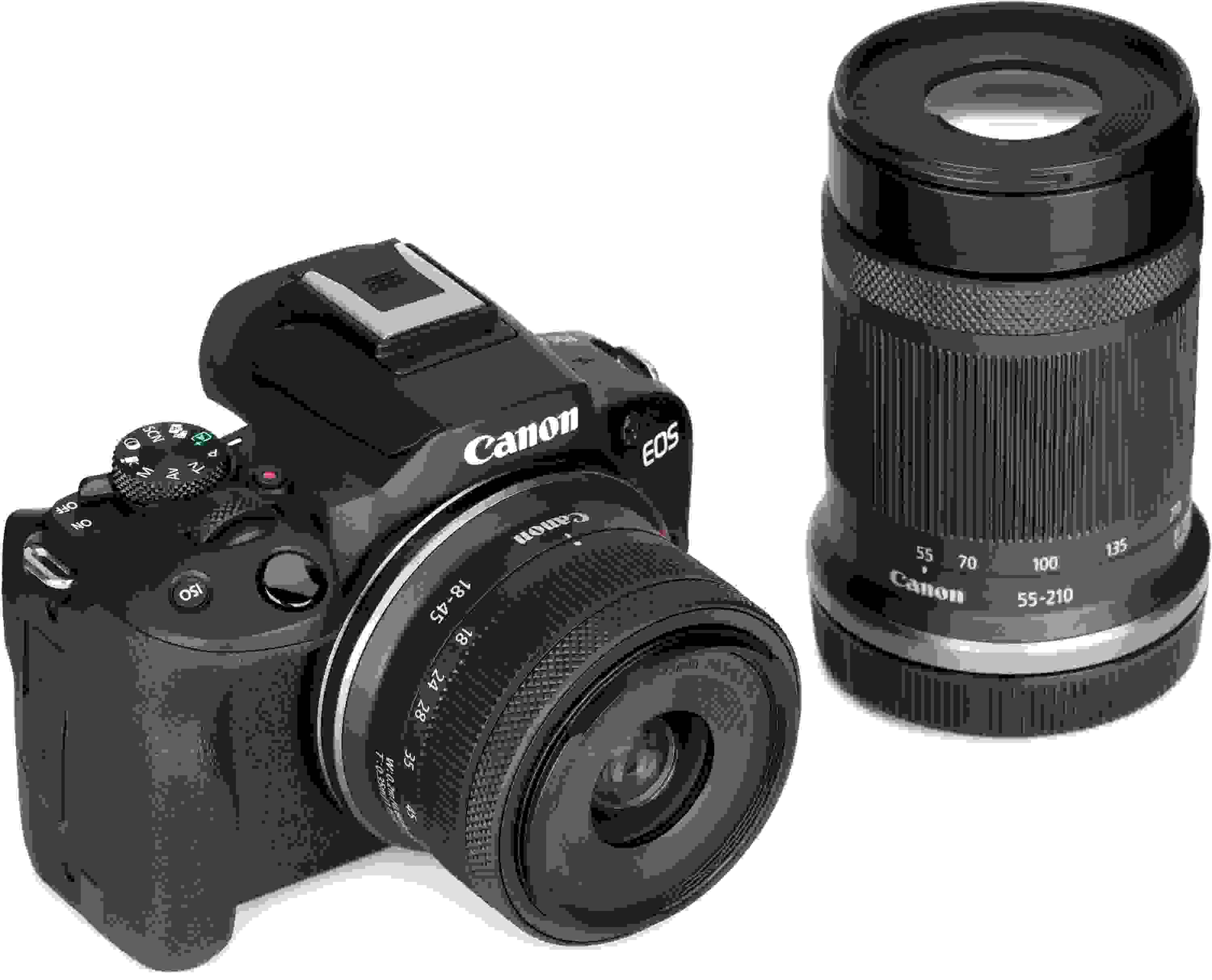 Canon EOS R50 Kit with RF-S 18-45mm f/4.5-6.3 IS STM and RF-S 55-210mm ...