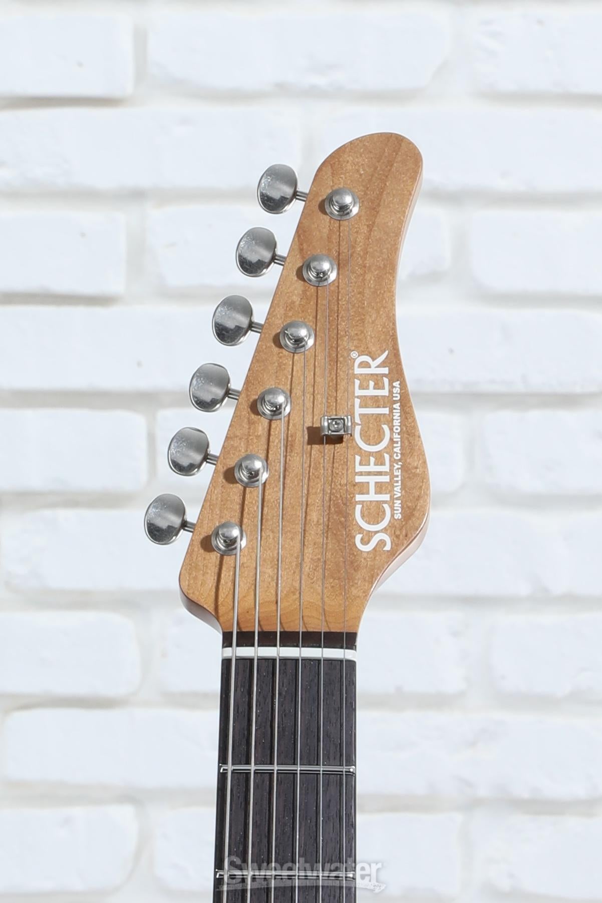 Schecter USA Traditional Wembley HSS Electric Guitar - Seafoam Green ...