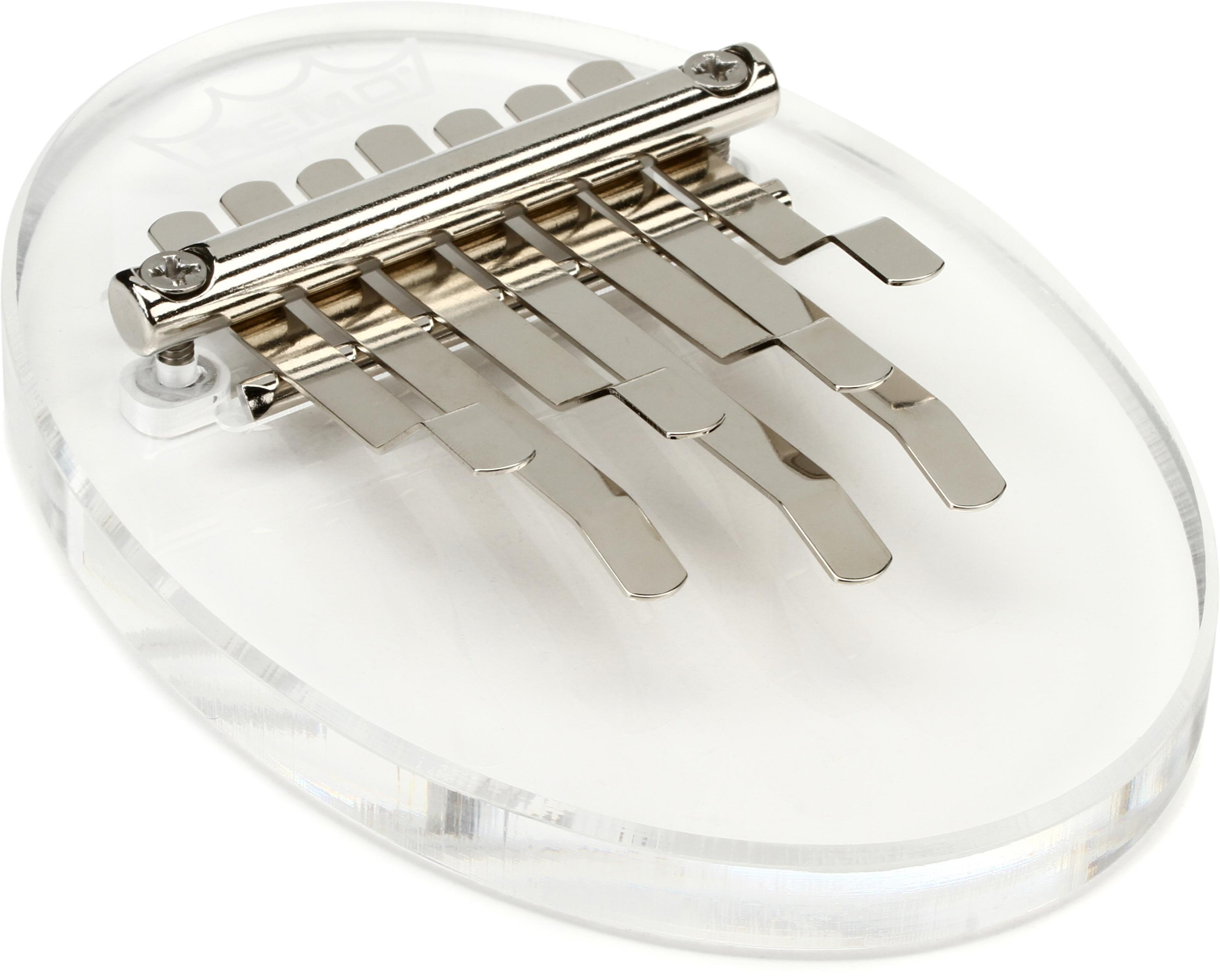 Remo Crystal Kalimba - 7 Note, Clear | Sweetwater