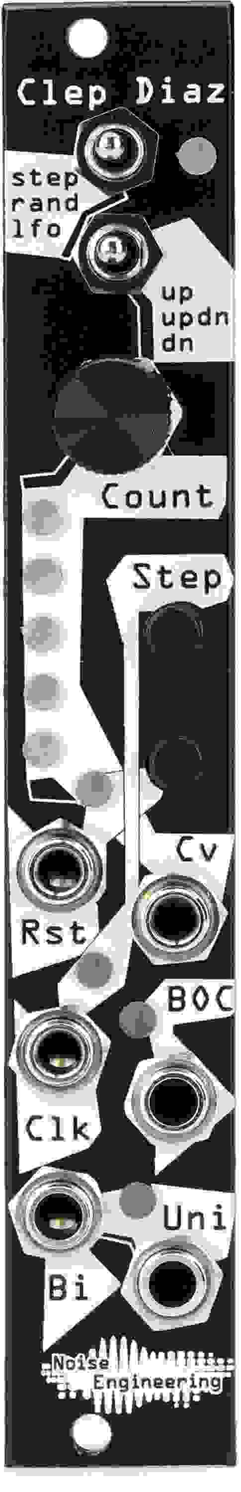 Noise Engineering Clep Diaz Multimode Step CV and LFO Generator Eurorack Module - Black | Sweetwater