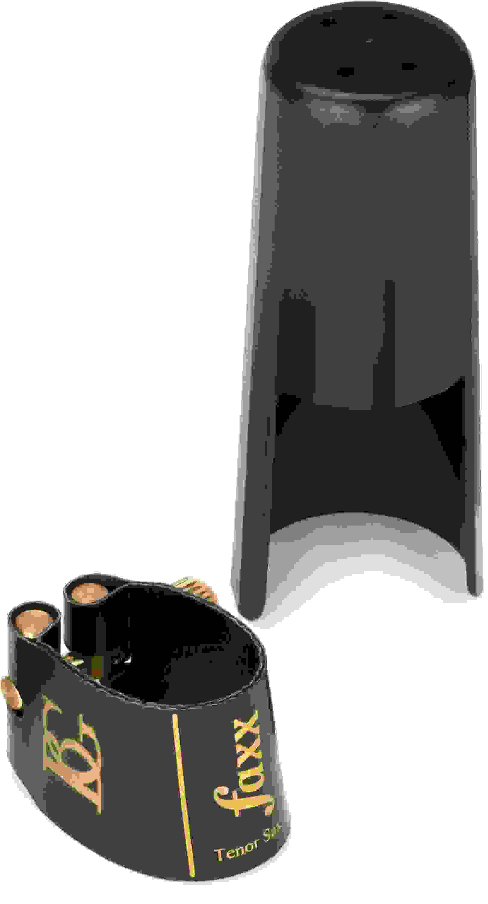 Faxx by BG Flex Fabric ligature for Tenor Saxophone with Cap | Sweetwater