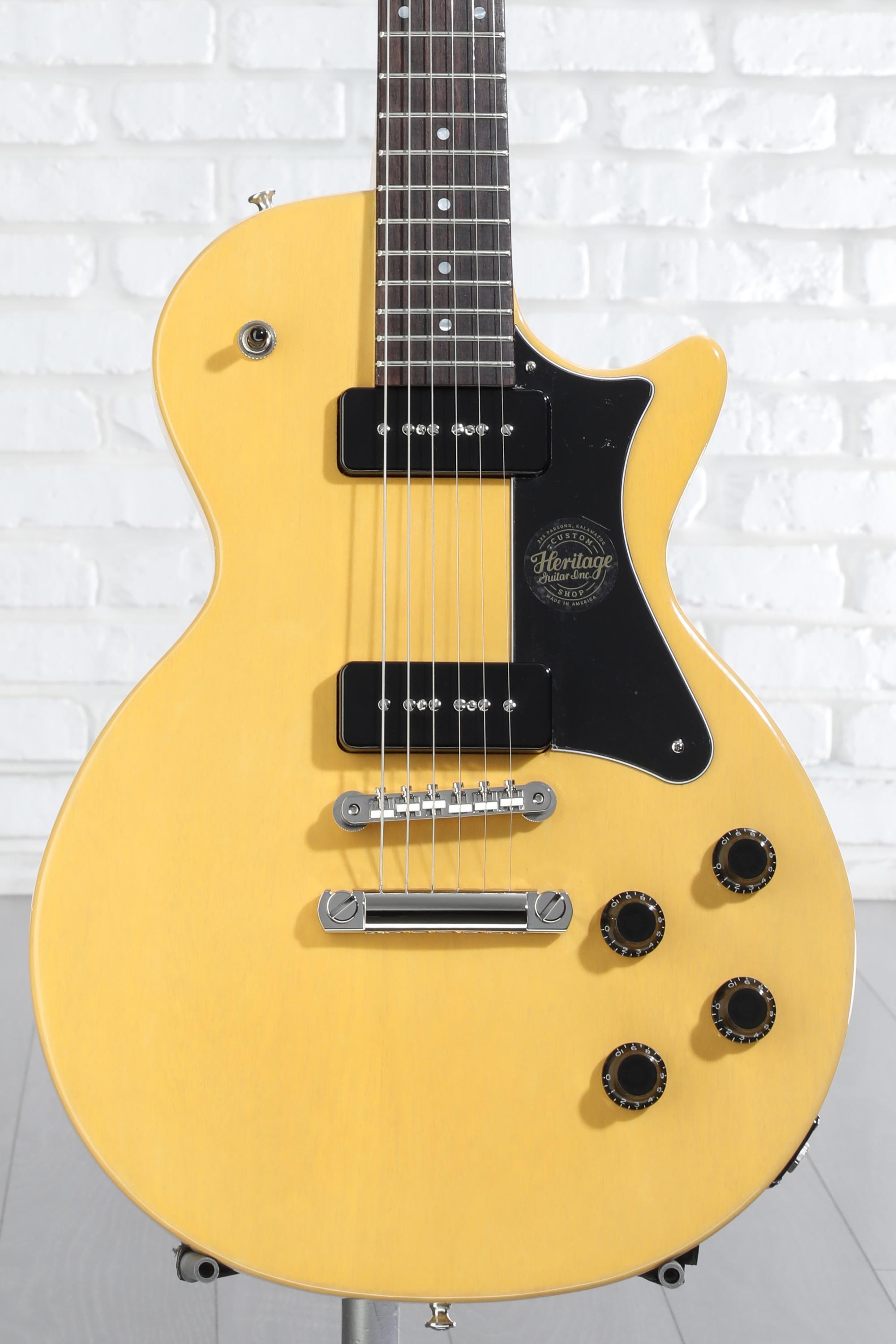 Heritage Custom Core H-137 Electric Guitar - TV Yellow | Sweetwater