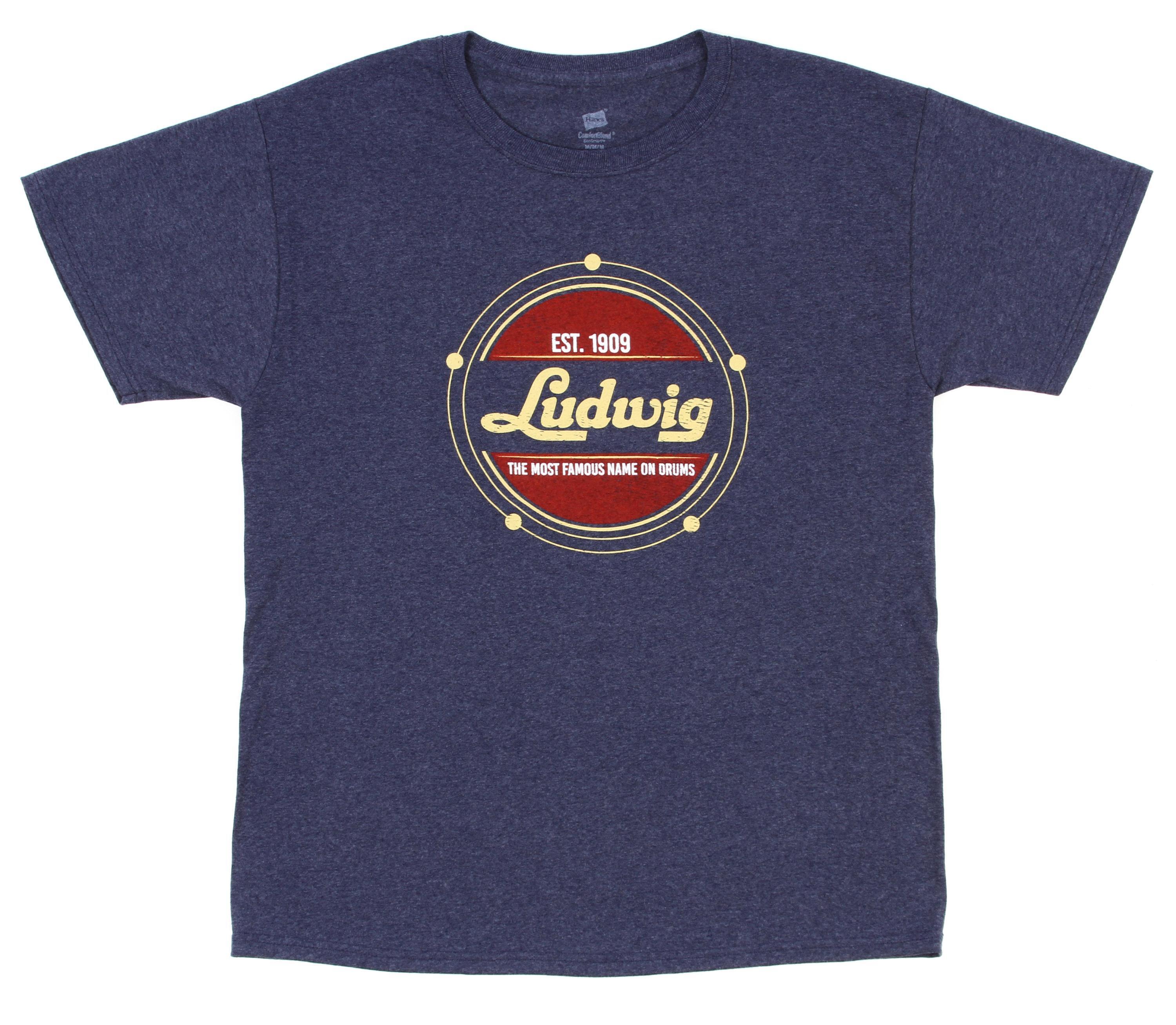 Ludwig Est. 1909 Graphic T-shirt - Heather Navy - Medium | Sweetwater