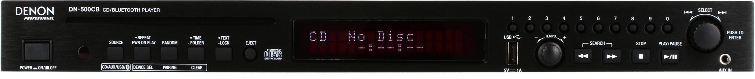 Denon Professional DN-500CB CD / Media Player with Bluetooth | Sweetwater
