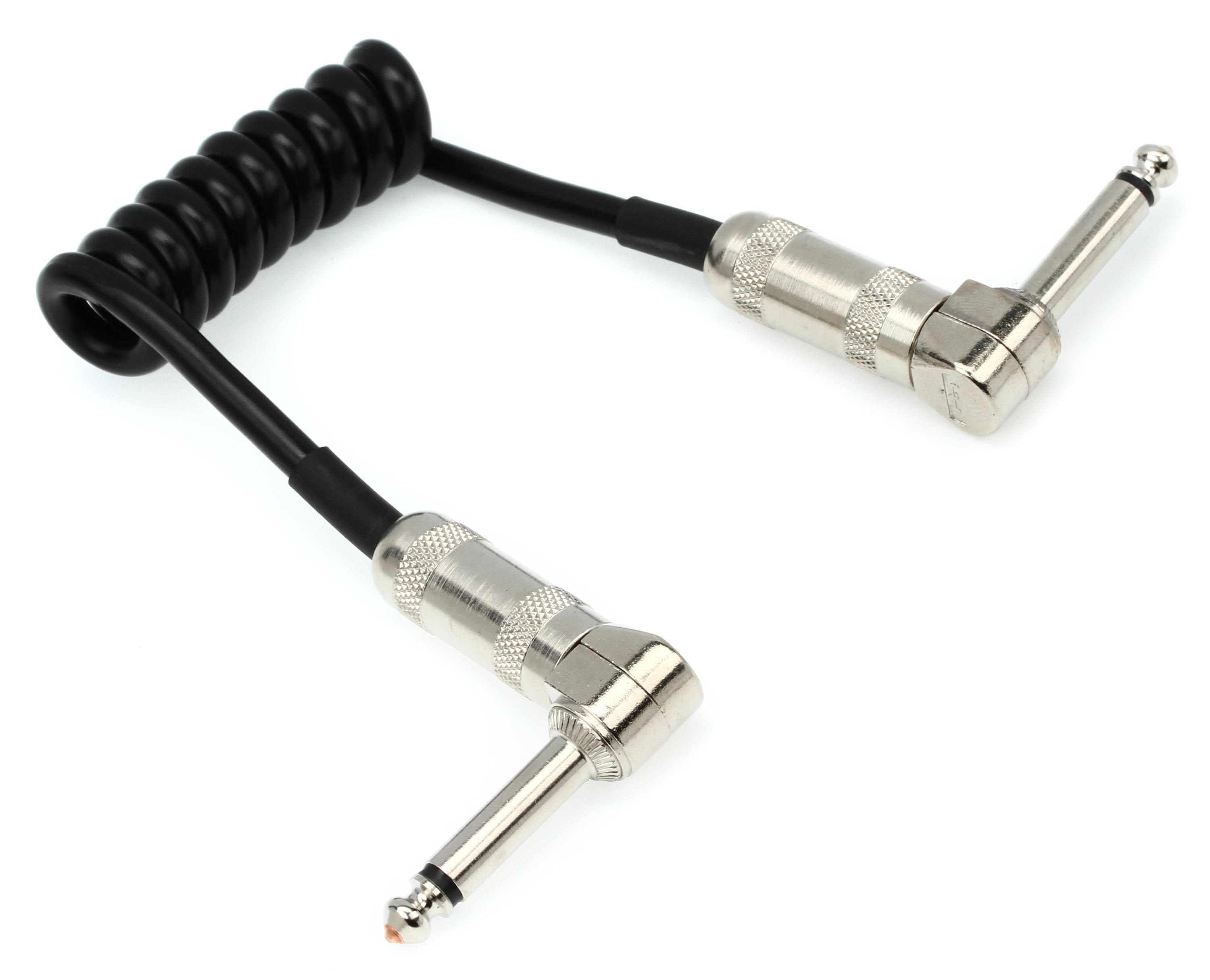 Lava Cable LCMNCB Mini Coil Right Angle to Right Angle Instrument Cable ...