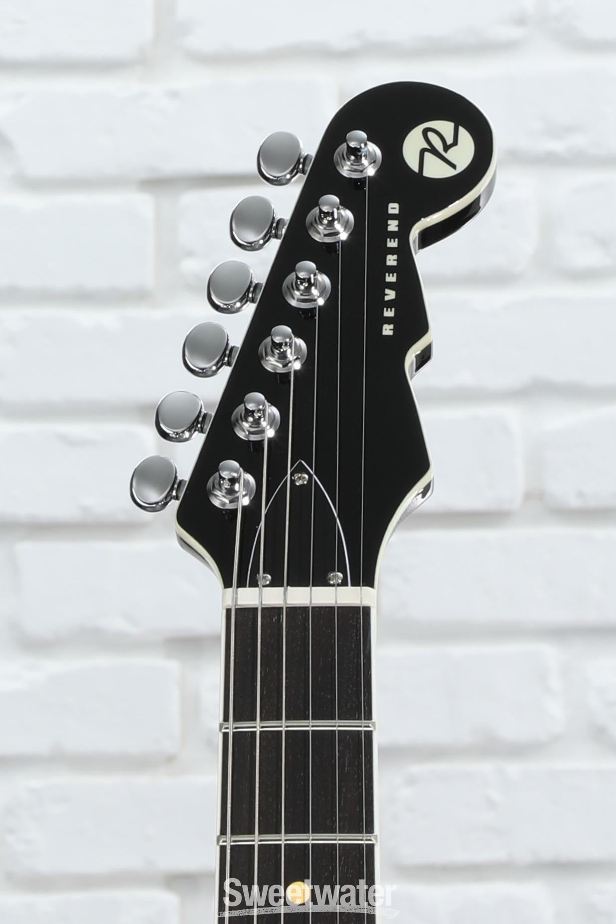 Reverend Reeves Gabrels Spacehawk HT Electric Guitar - Black Sparkle ...