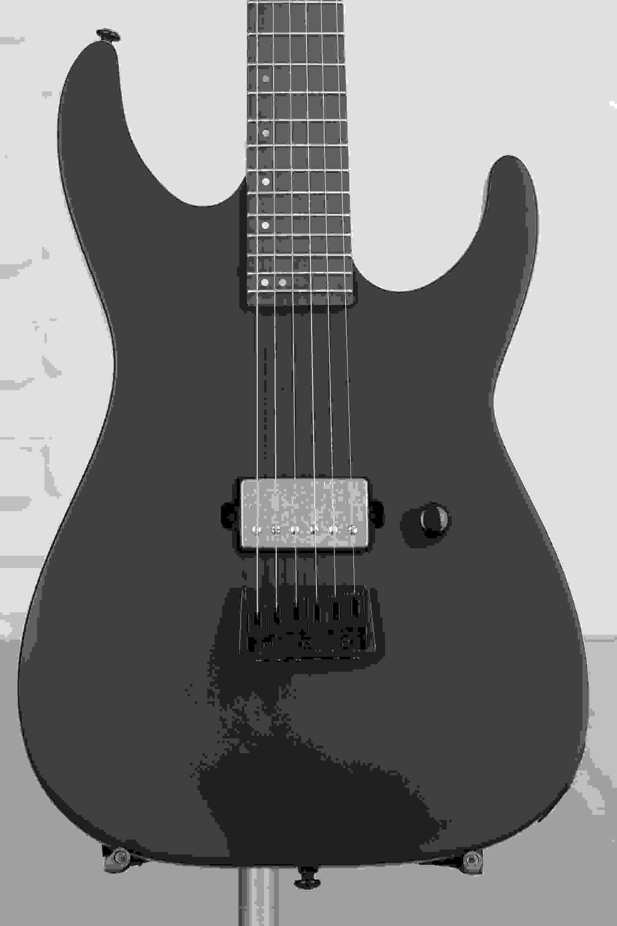 ESP LTD M-201 HT Electric Guitar - Black Satin | Sweetwater