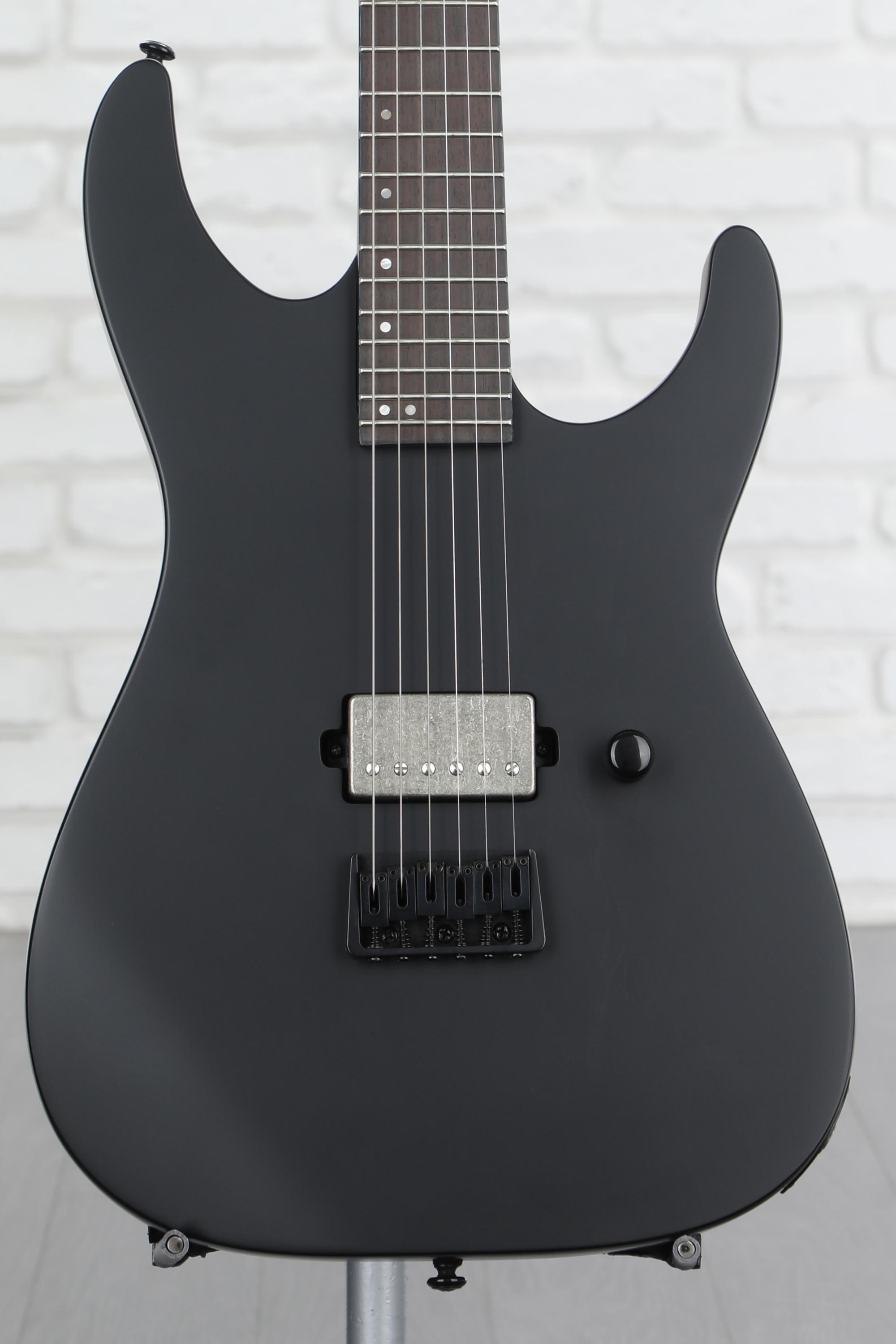 ESP LTD M-201 HT Electric Guitar - Black Satin | Sweetwater