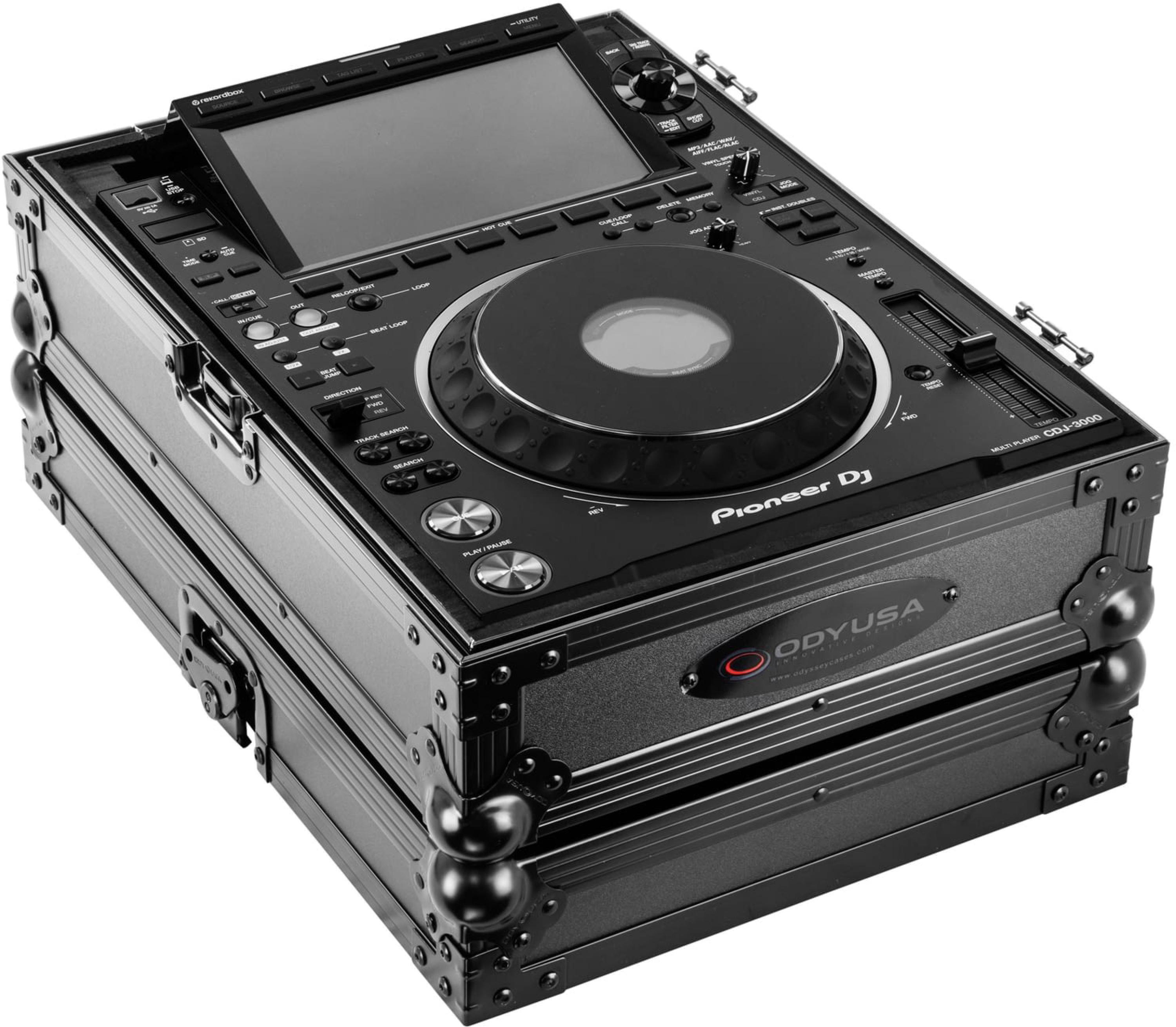 Odyssey FZ3000BL Flight Case for Pioneer CDJ-3000 - Black Hardware ...