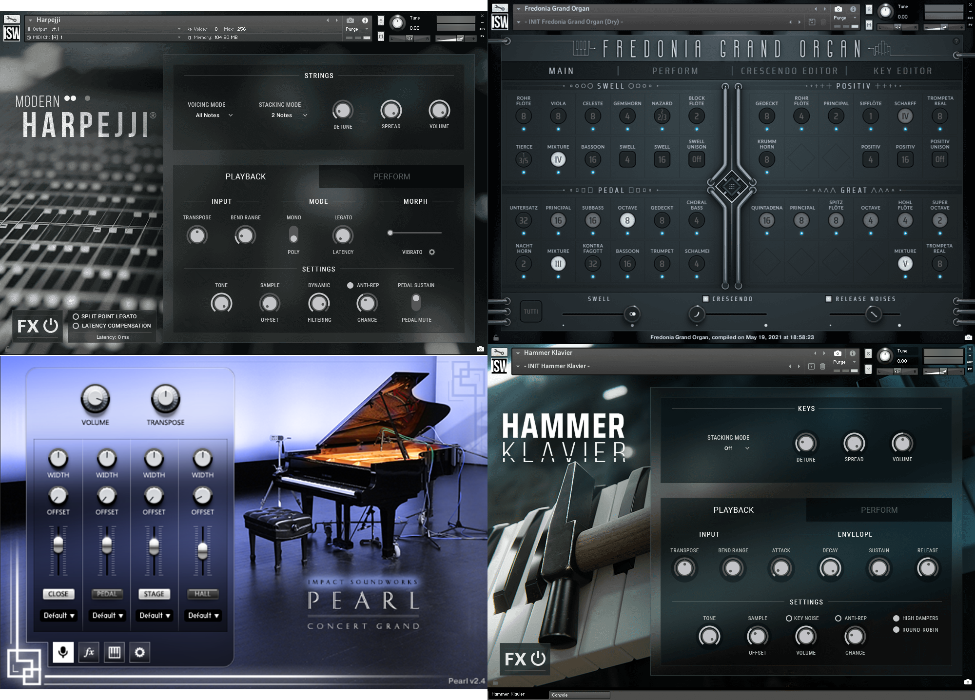Impact Soundworks Keyboards Bundle Virtual Instrument Collection ...