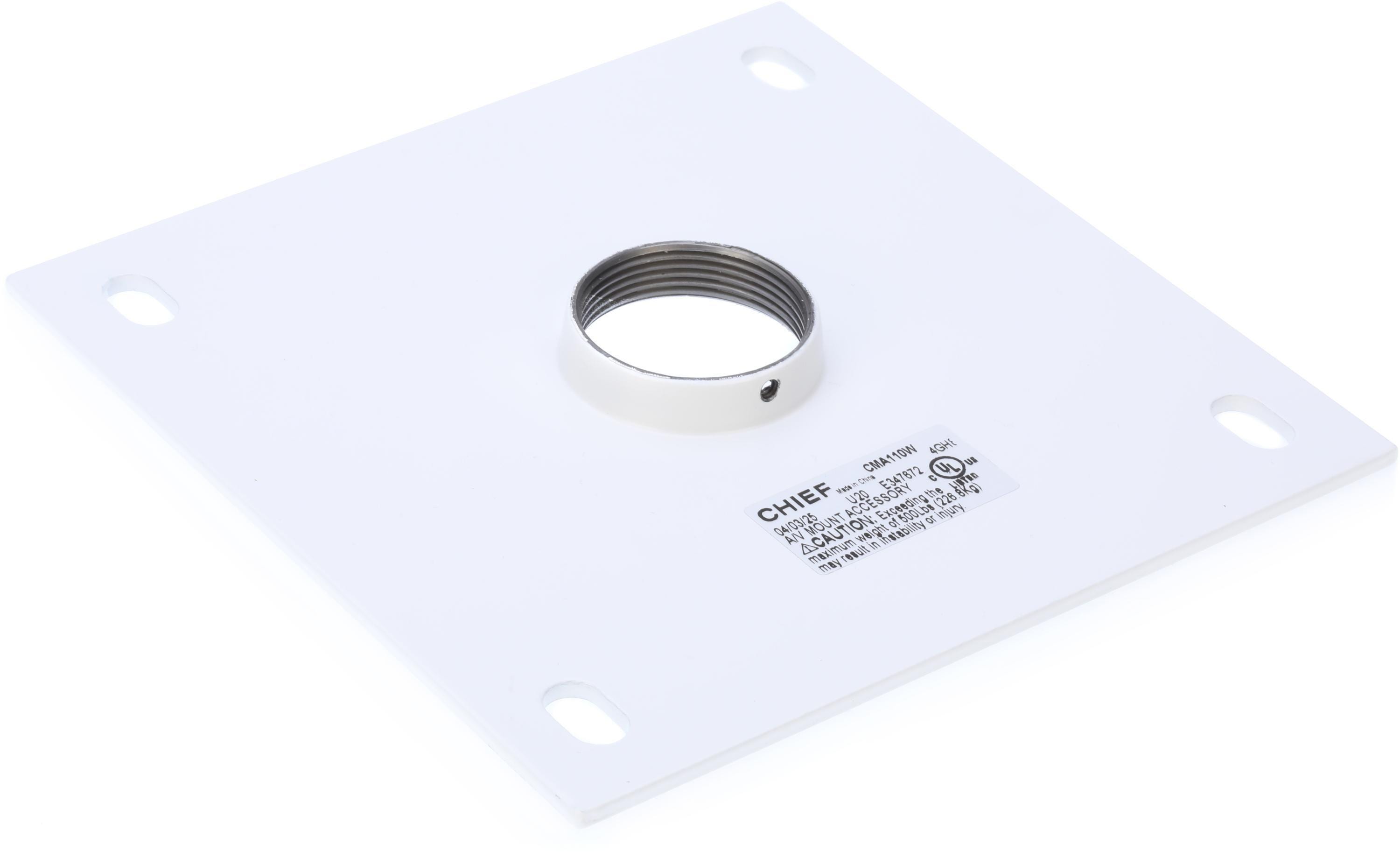 Chief CMA110 Ceiling Plate - 8 inches, White | Sweetwater