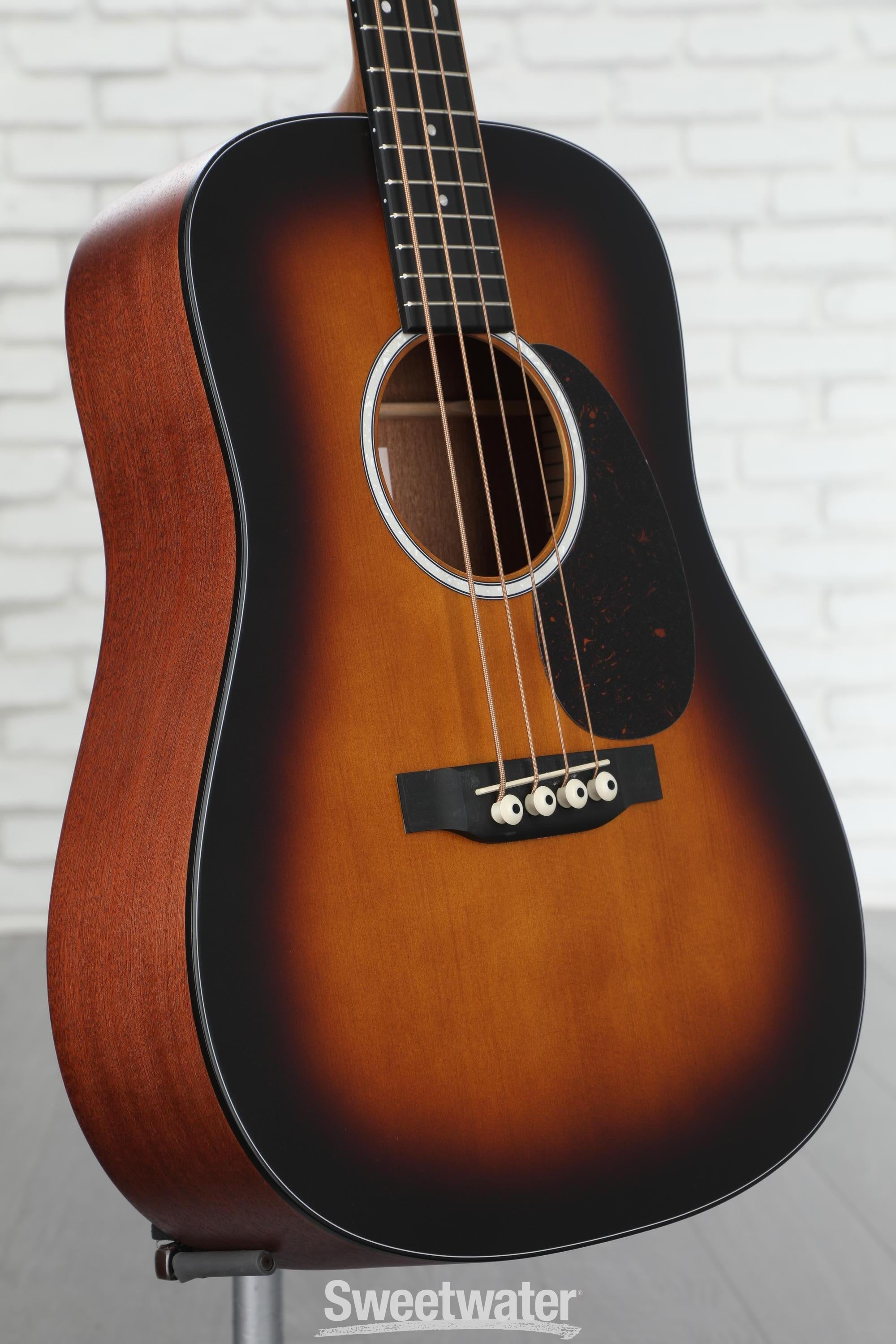 Martin D Jr-10E Acoustic-electric Bass Guitar - Burst | Sweetwater