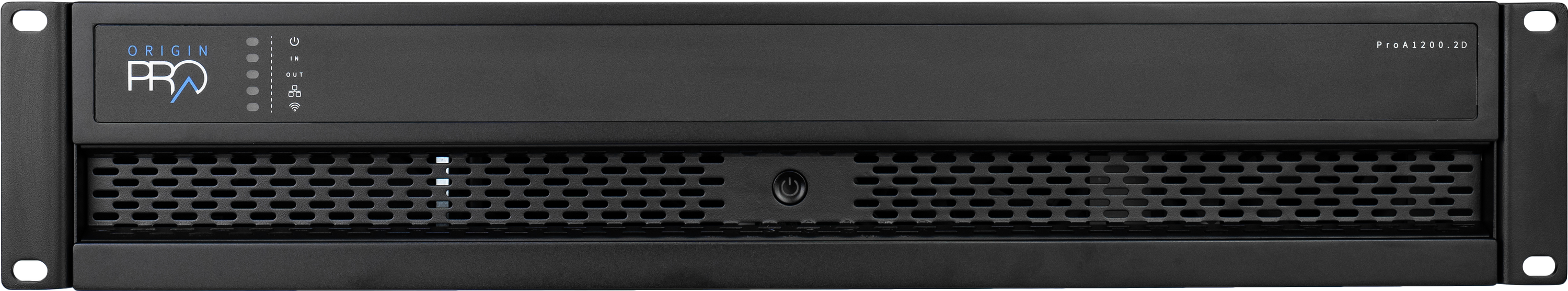 Origin Pro ProA1200.2D 1,200-watt 4-channel Power Amplifier with Dante | Sweetwater