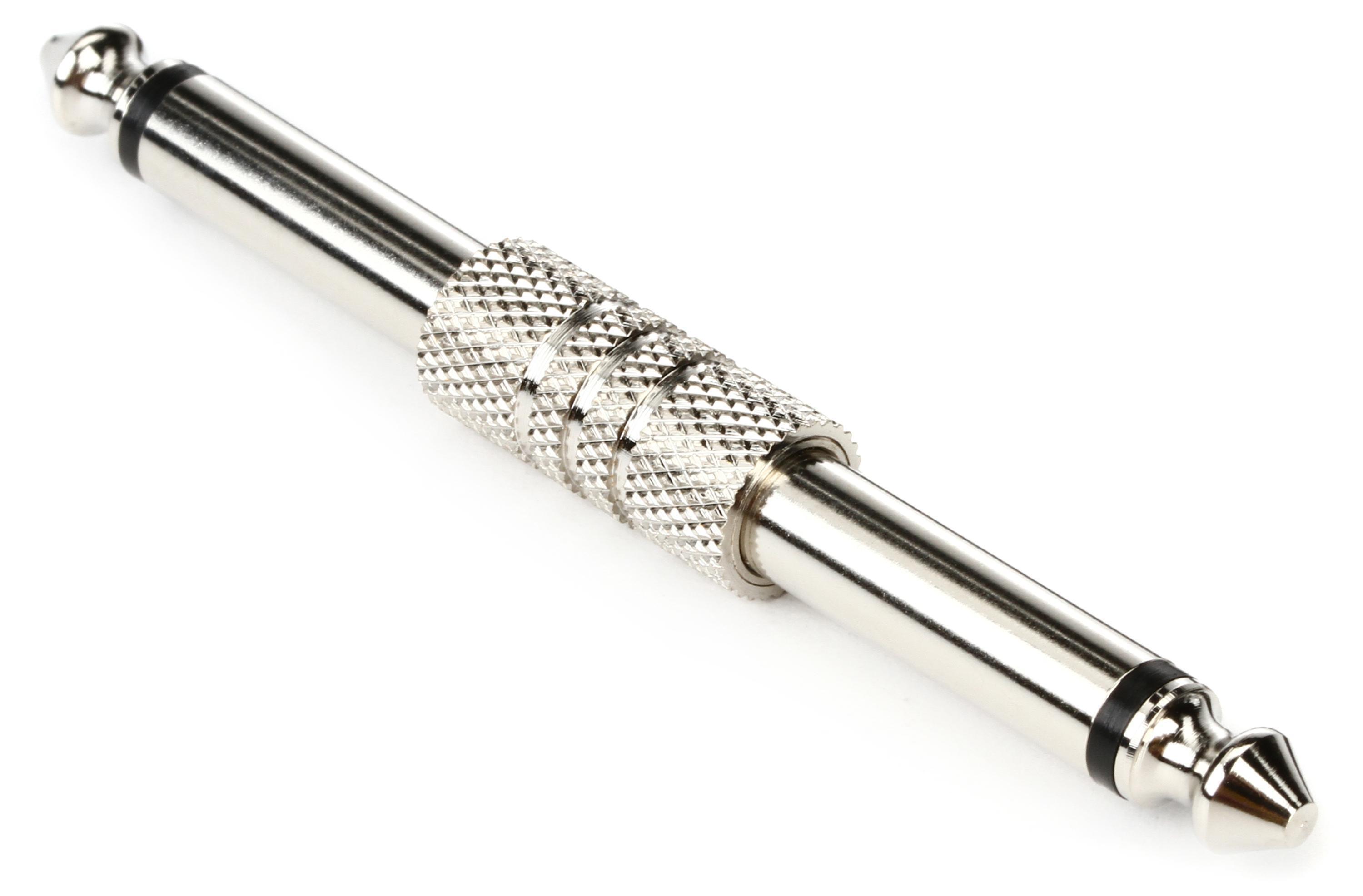 Hosa GPP-296 1/4-inch TS Male to 1/4-inch TS Male Guitar Pedal Coupler ...