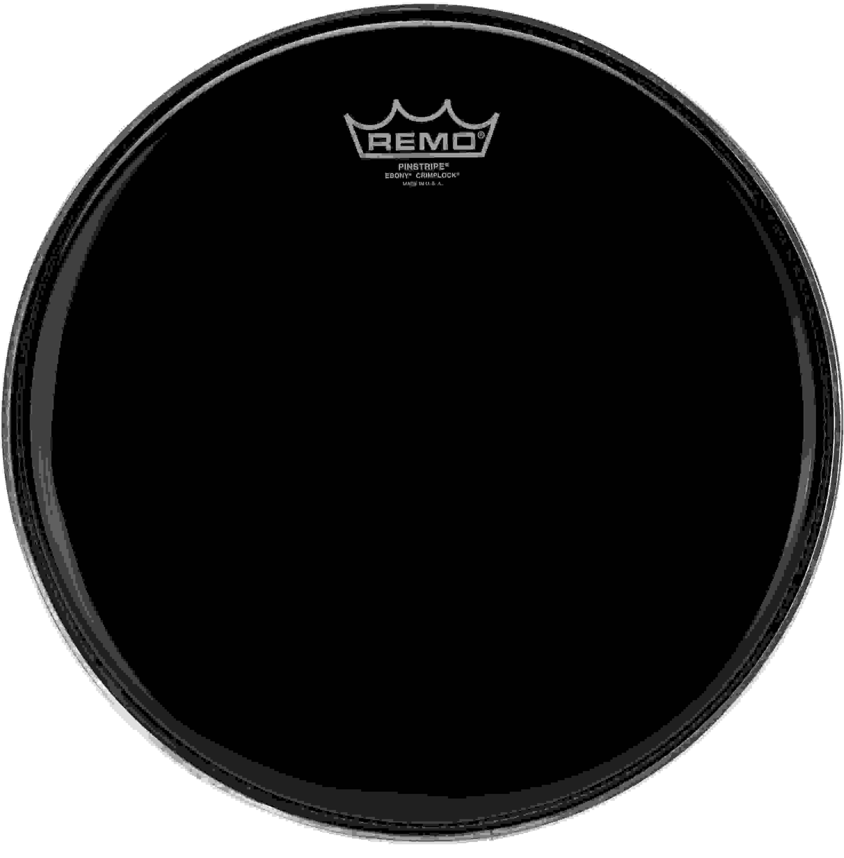 Remo Pinstripe Ebony Crimplock Tenor Drumhead - 13-inch | Sweetwater