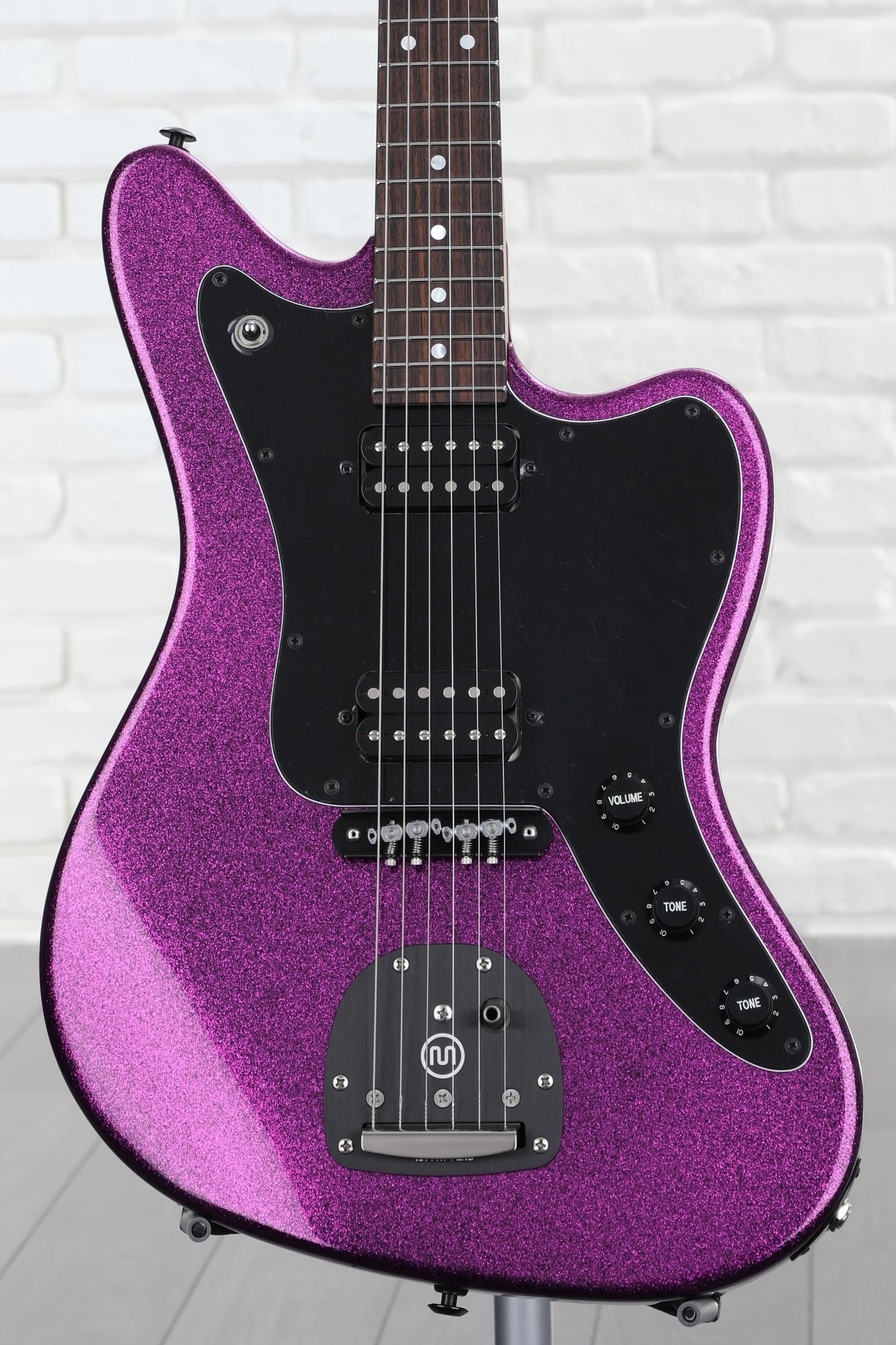 Suhr Custom Classic JM Electric Guitar - Purple Sparkle | Sweetwater