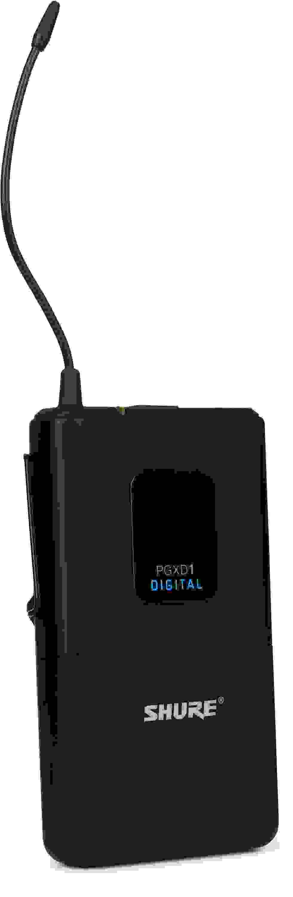 Shure PGXD1 Wireless Bodypack Transmitter - X8 Band | Sweetwater