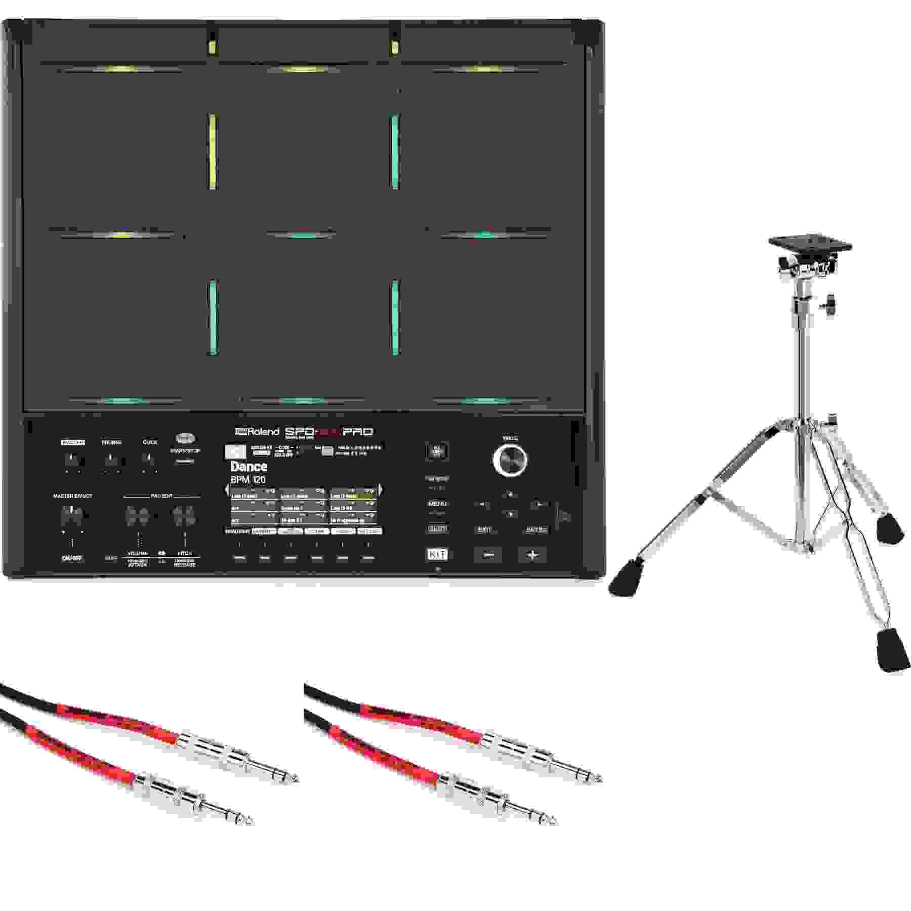 Roland SPD-SX Pro Sampling Pad Stand Bundle | Sweetwater