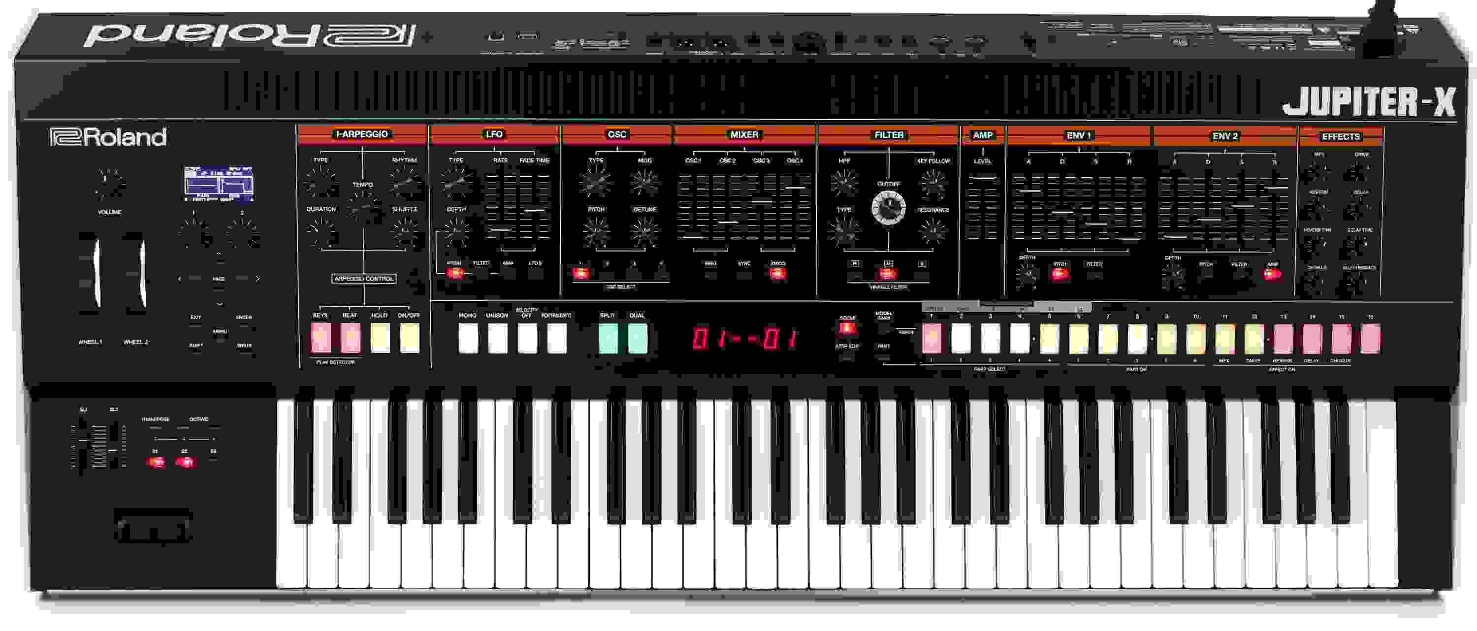 Roland Jupiter-X 61-key Synthesizer | Sweetwater