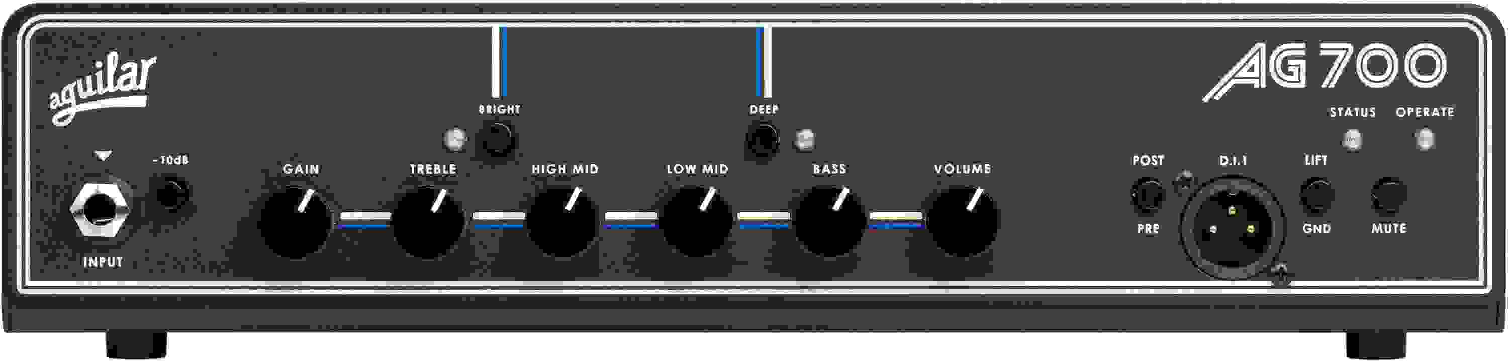 Aguilar AG700V2 Gen 2 700-watt Bass Amplifier Head | Sweetwater