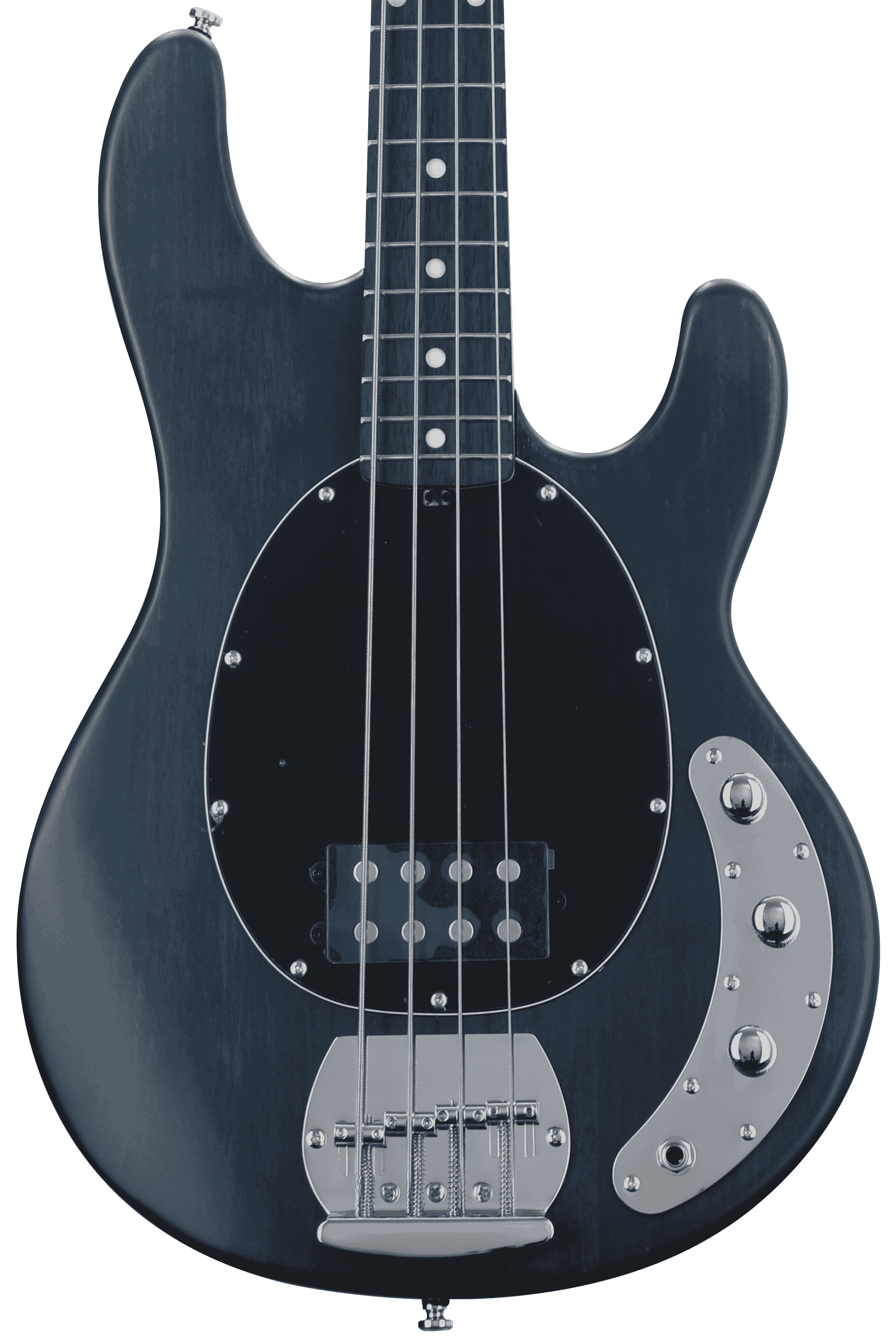Sterling By Music Man StingRay RAY4 Dent and Scratch Bass Guitar - Blue ...