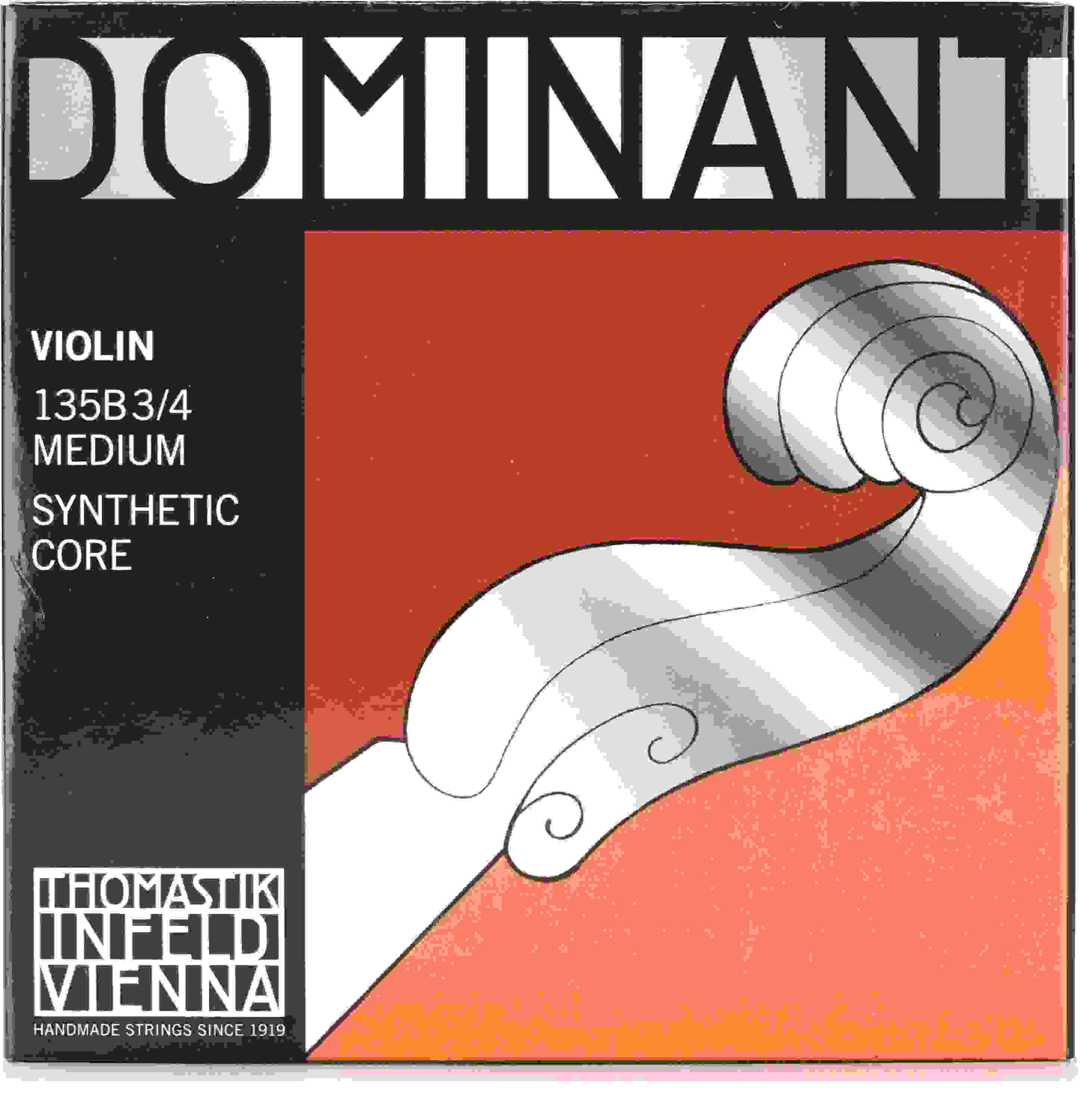 Thomastik-Infeld 135B Dominant Violin String Set - 3/4-size with Plain ...