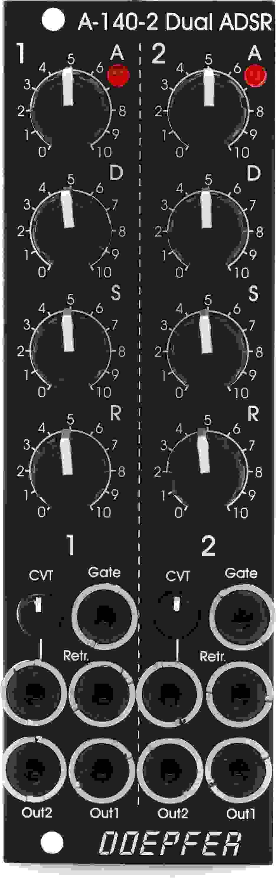 Doepfer A-140-2 Eurorack Dual Mini ADSR Module - Vintage Edition ...