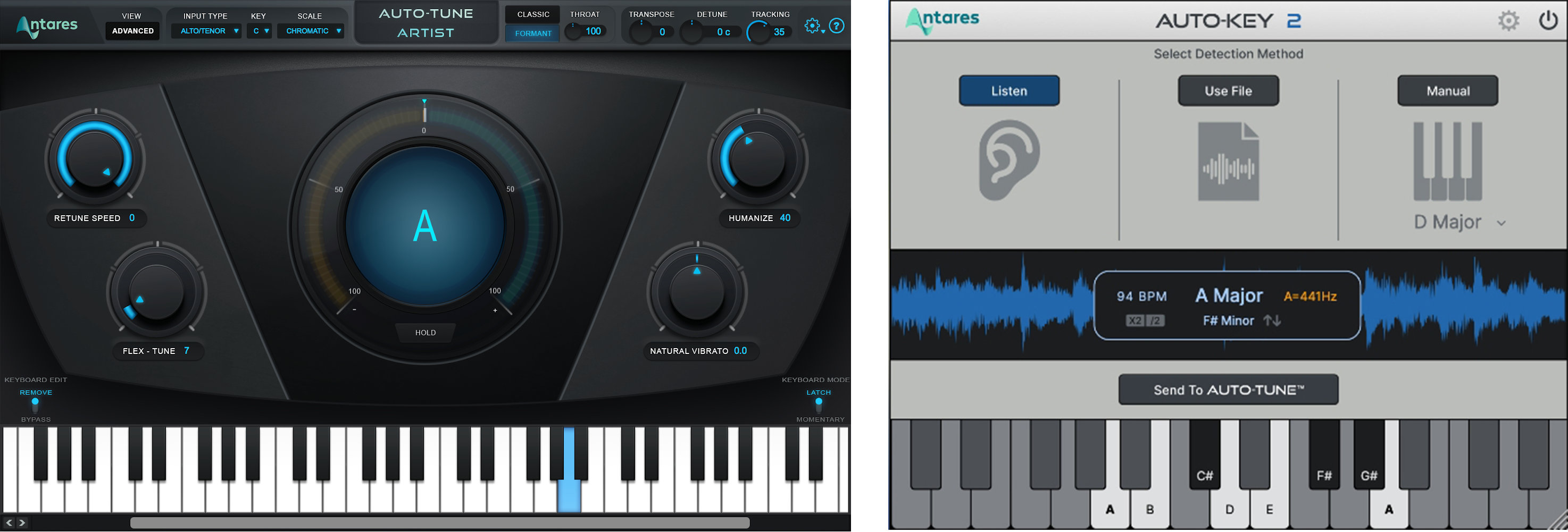 Antares Auto-Tune Artist and Auto-Key 2 Plug-in Bundle | Sweetwater