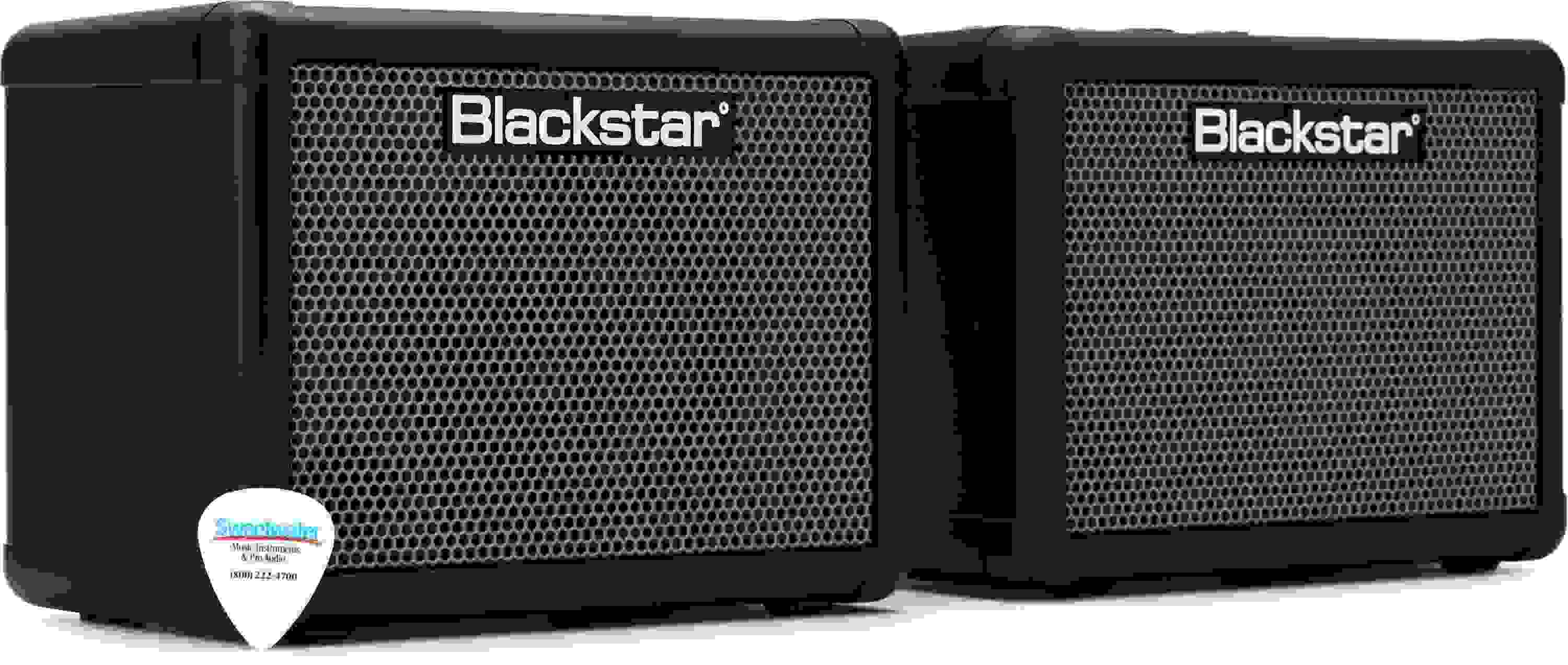 Blackstar Fly 3 Bass Stereo Pack 3-watt Bass Combo Amplifier and 3-watt Extension Speaker ...