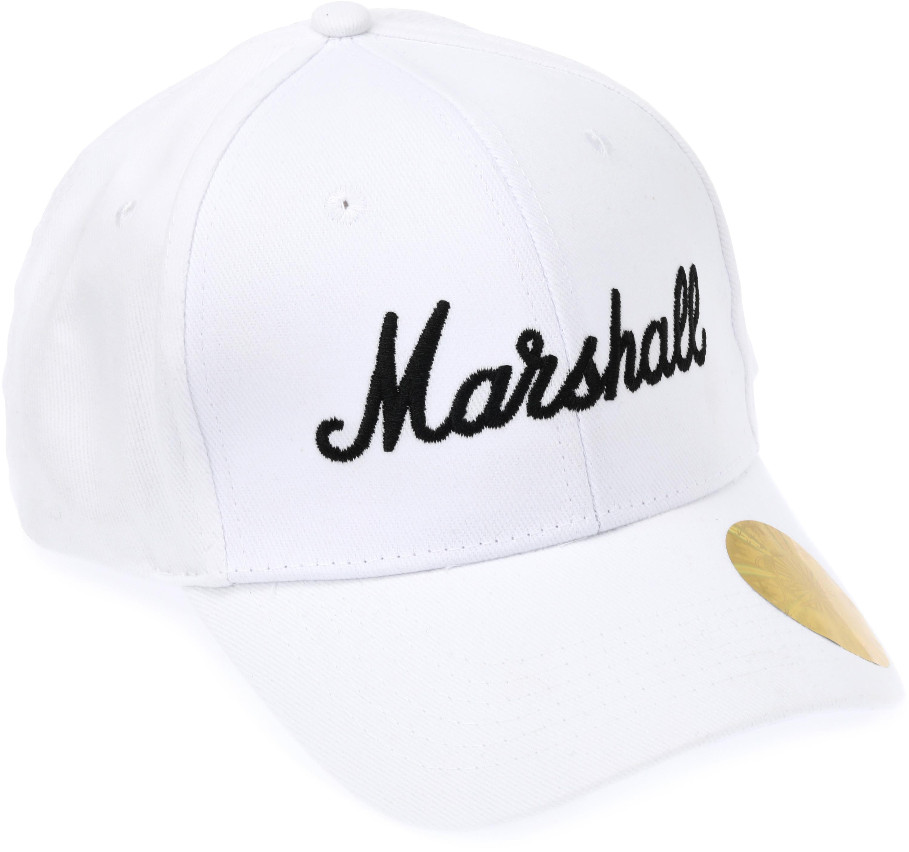 Marshall Logo Tour Cap - White | Sweetwater