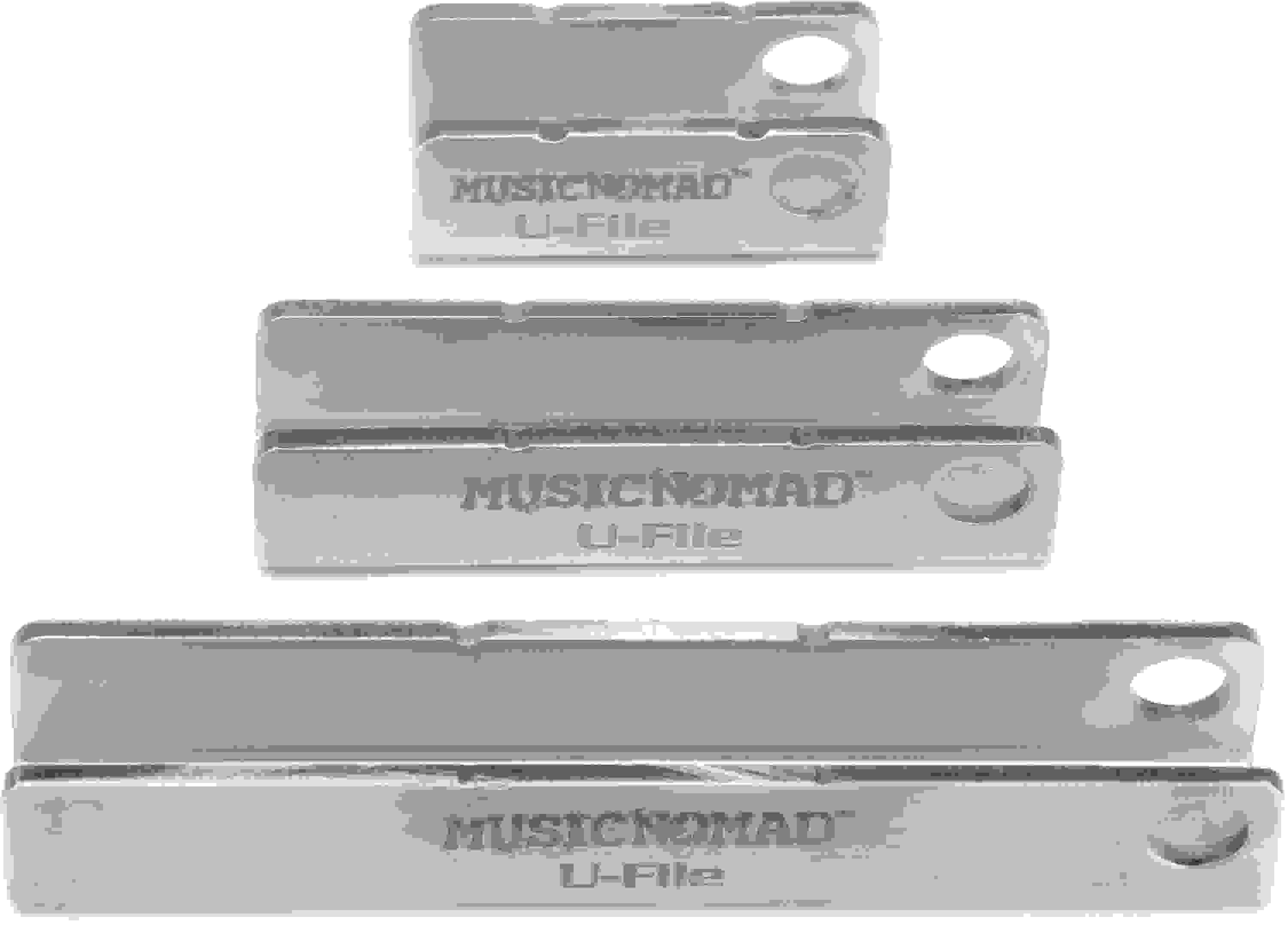 MusicNomad Fret Leveler Diamond U-File Set | Sweetwater