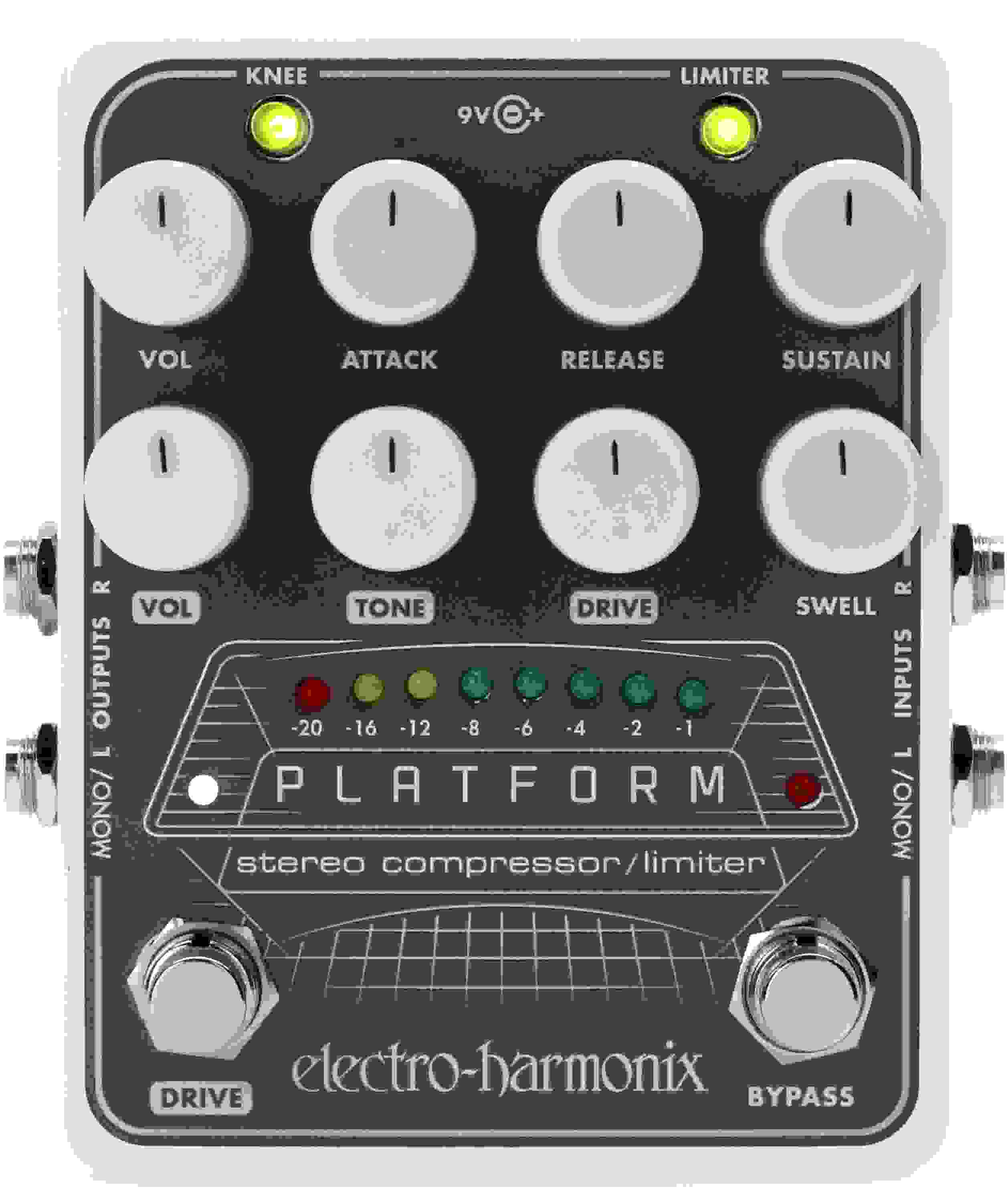 Electro-Harmonix Platform Stereo Compressor Pedal | Sweetwater