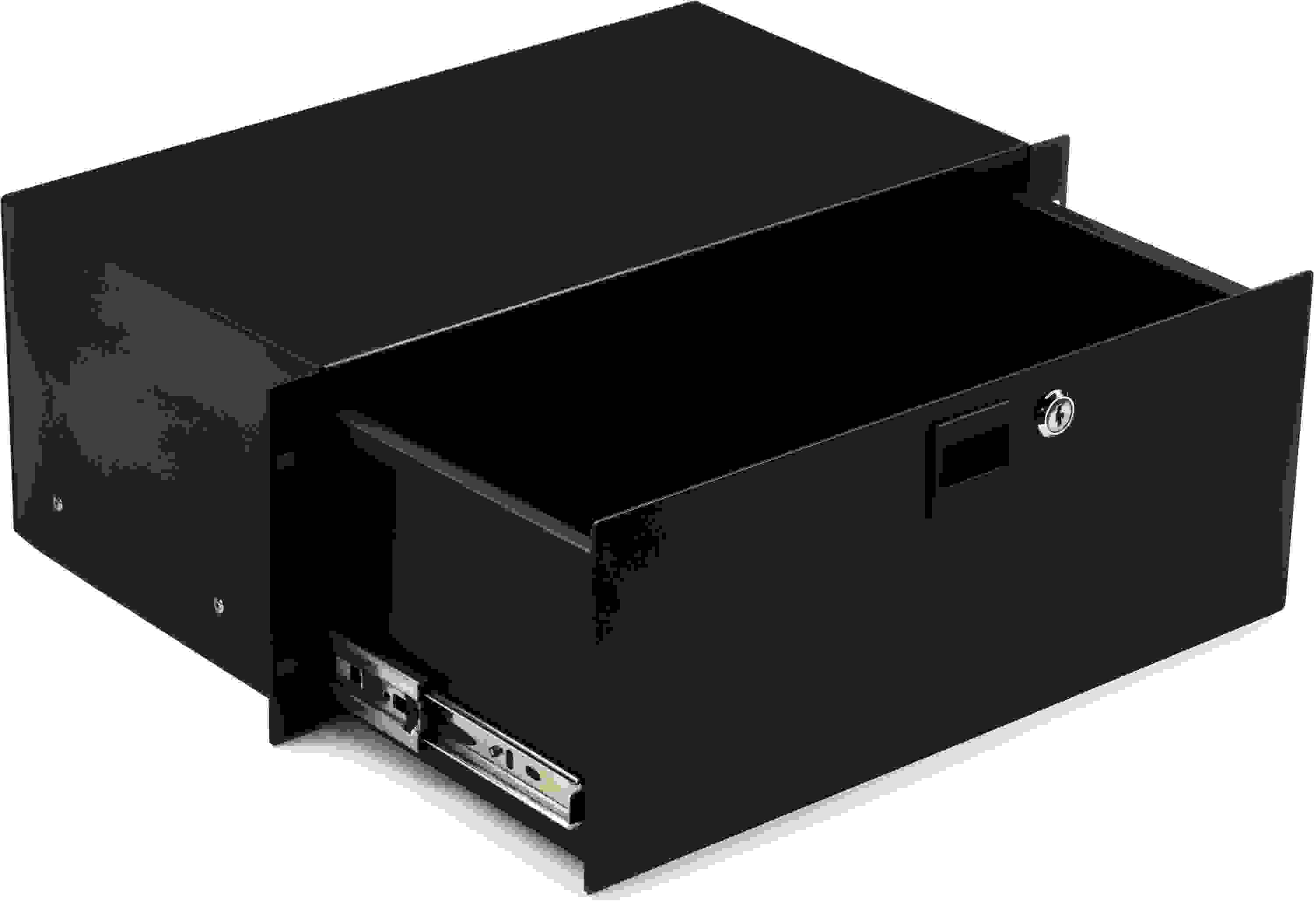 On-Stage RDLS4000 4U Shallow Locking Rack Drawer | Sweetwater