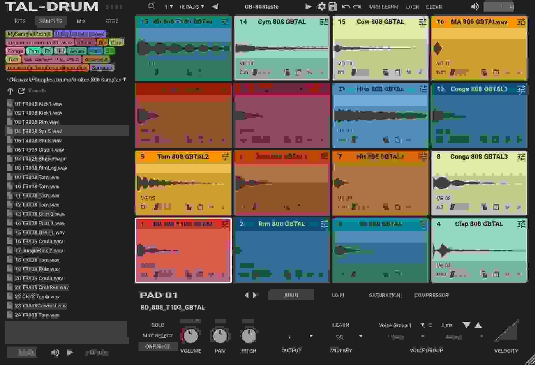 TAL Software TAL-Drum Software Instrument | Sweetwater