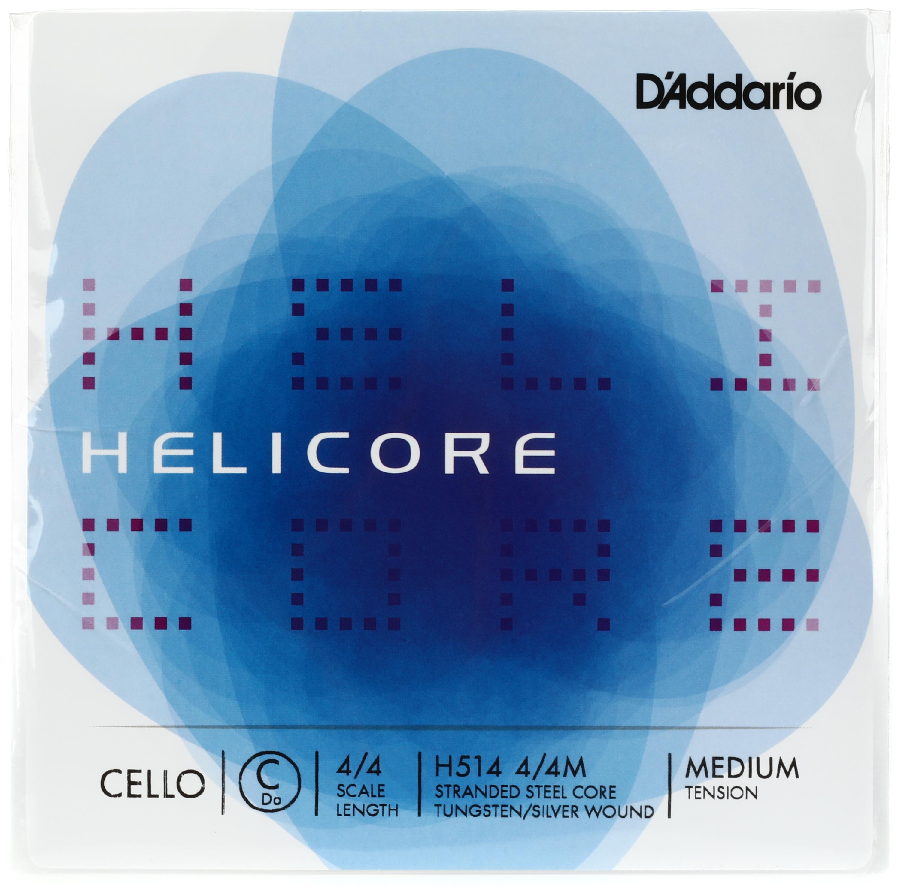 D'Addario H514 4/4M Helicore Cello C String - 4/4 Size - Medium Tension ...