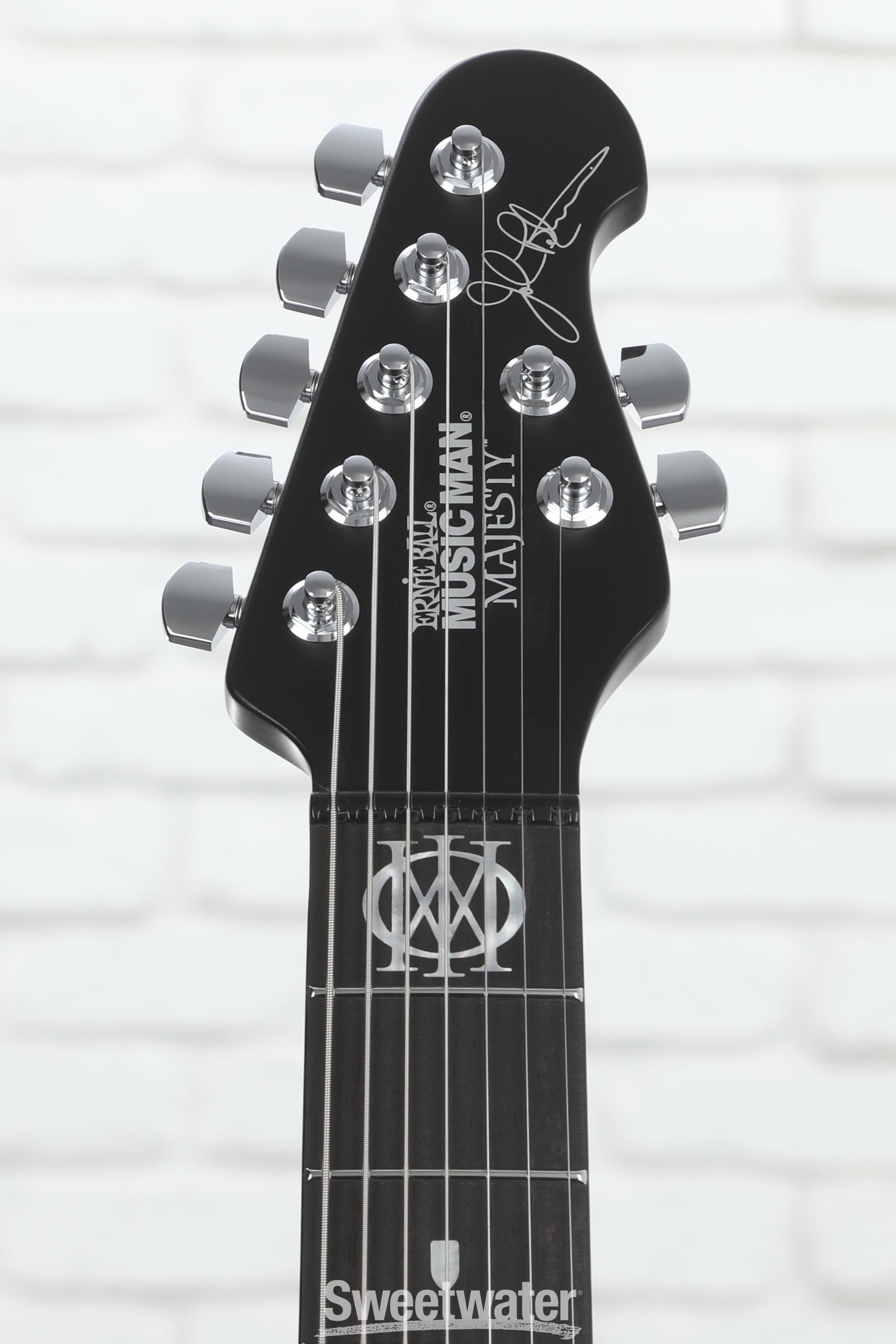 Ernie Ball Music Man John Petrucci Majesty 7 Electric Guitar - Gravity Green | Sweetwater