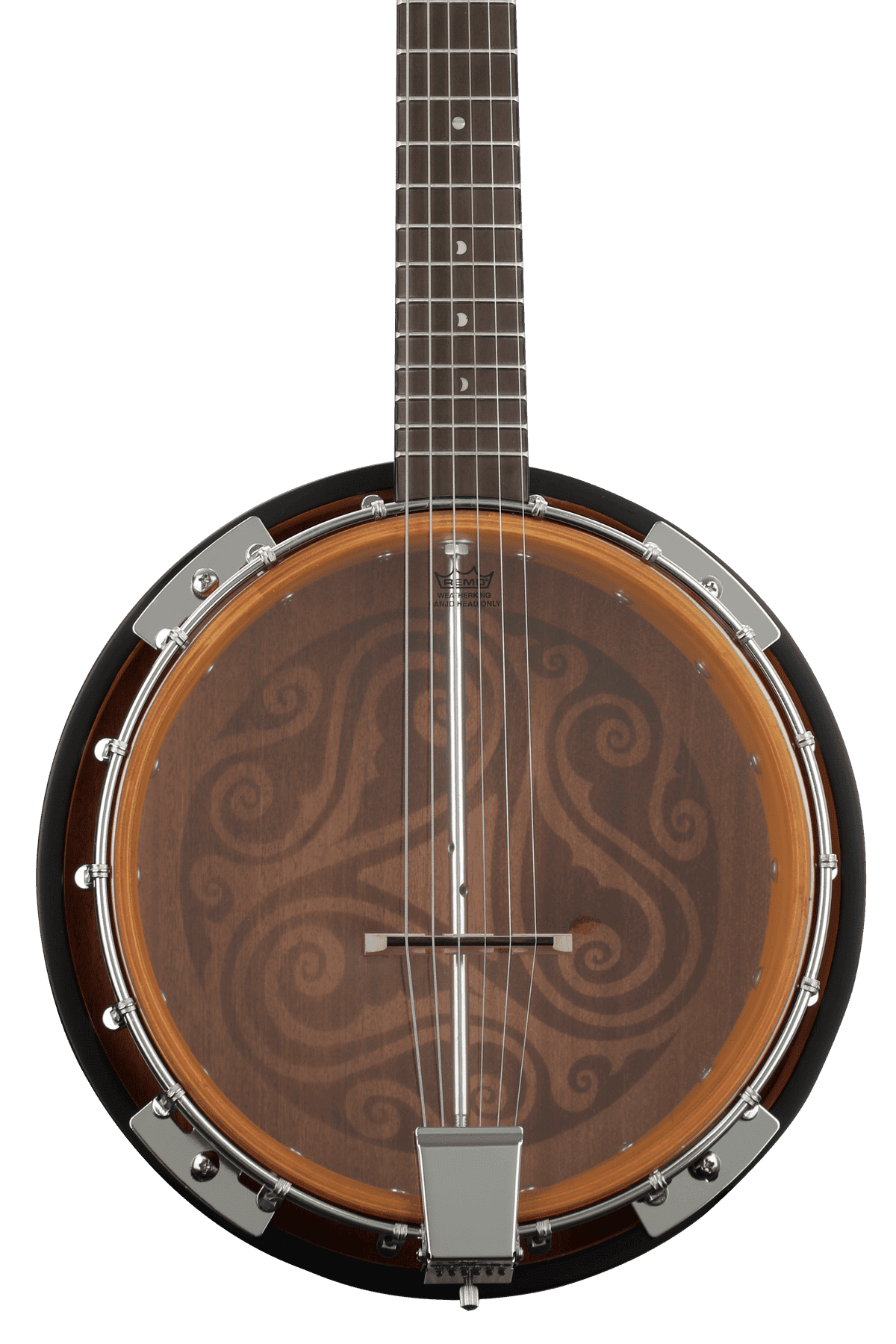 Luna Celtic 6-string Banjo - Tobacco Burst | Sweetwater