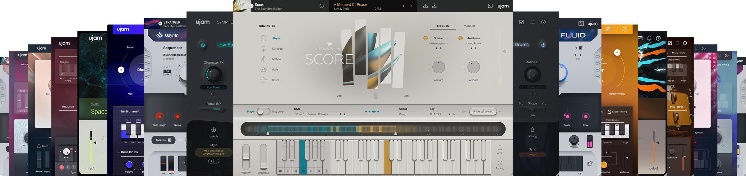 UJAM Music Creation Suite Virtual Instrument and Effects Plug-in Bundle ...