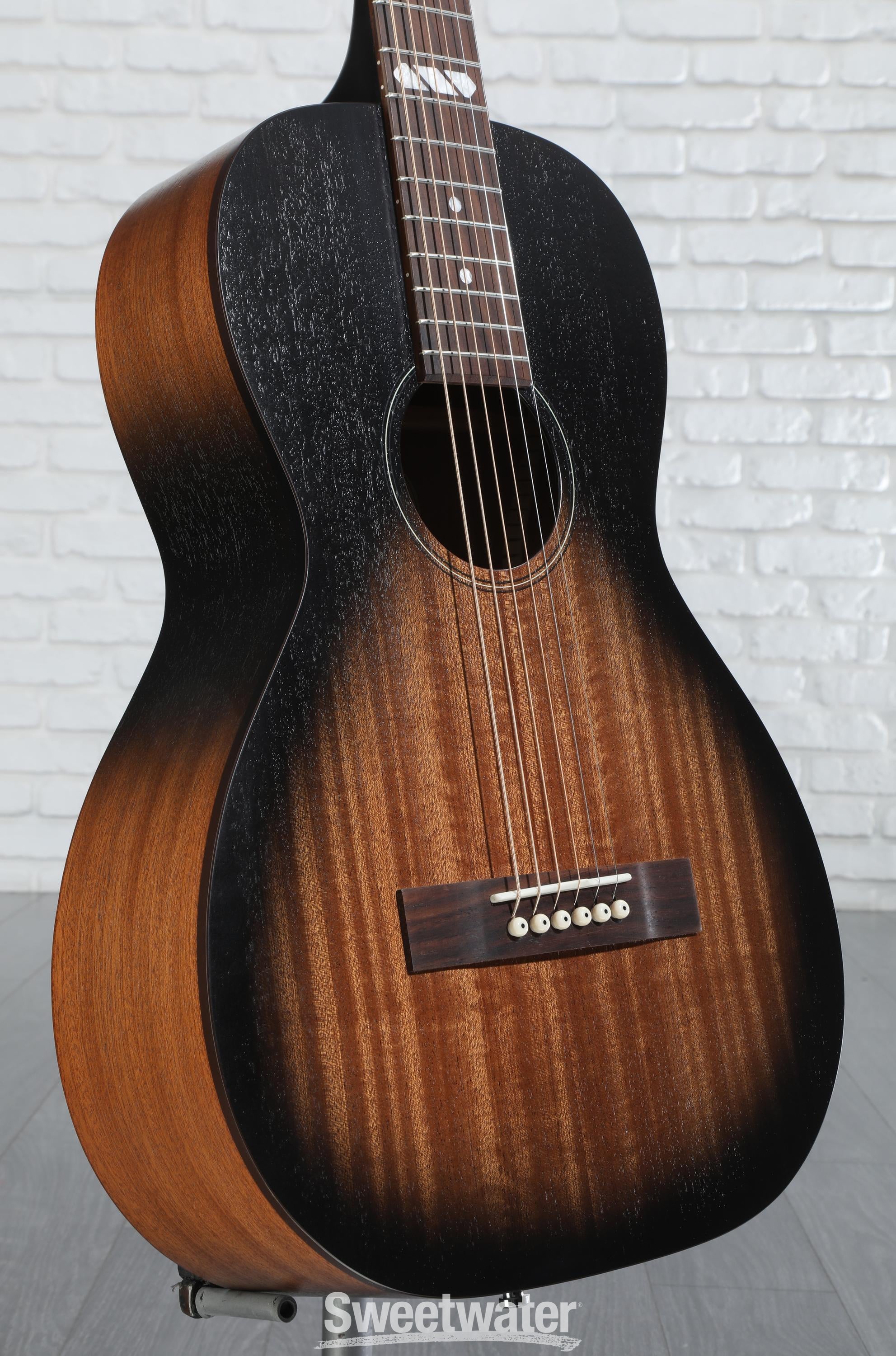 Godin Mahogany Parlor Acoustic-electric Guitar - Black Burst | Sweetwater
